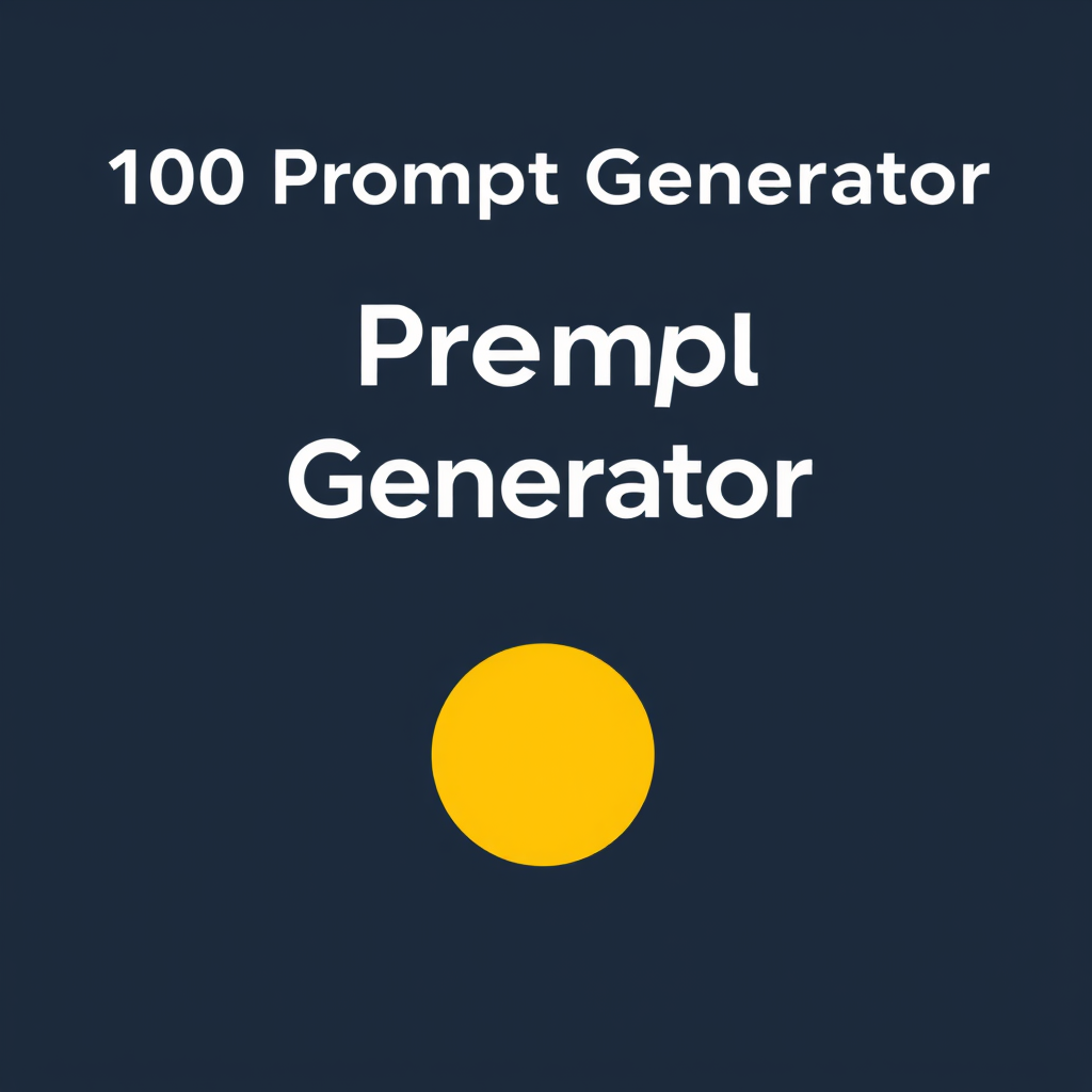 100 Prompt Generator - (Free, No Signup AI Tool)