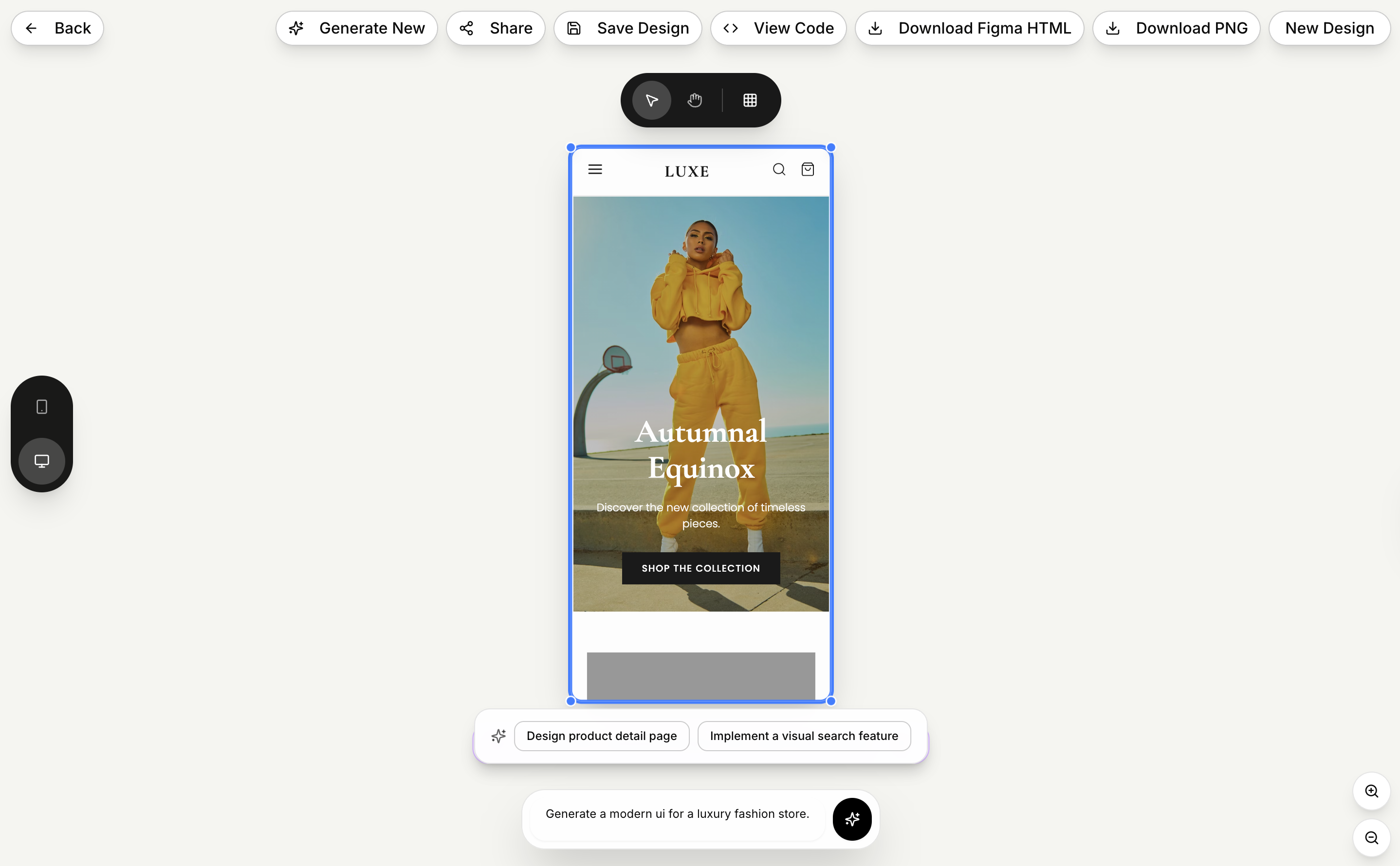 1UI - AI Tool For UI design