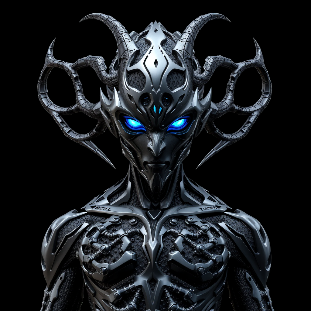 a futuristic dark fantasy character - (Free, No Signup AI Tool)