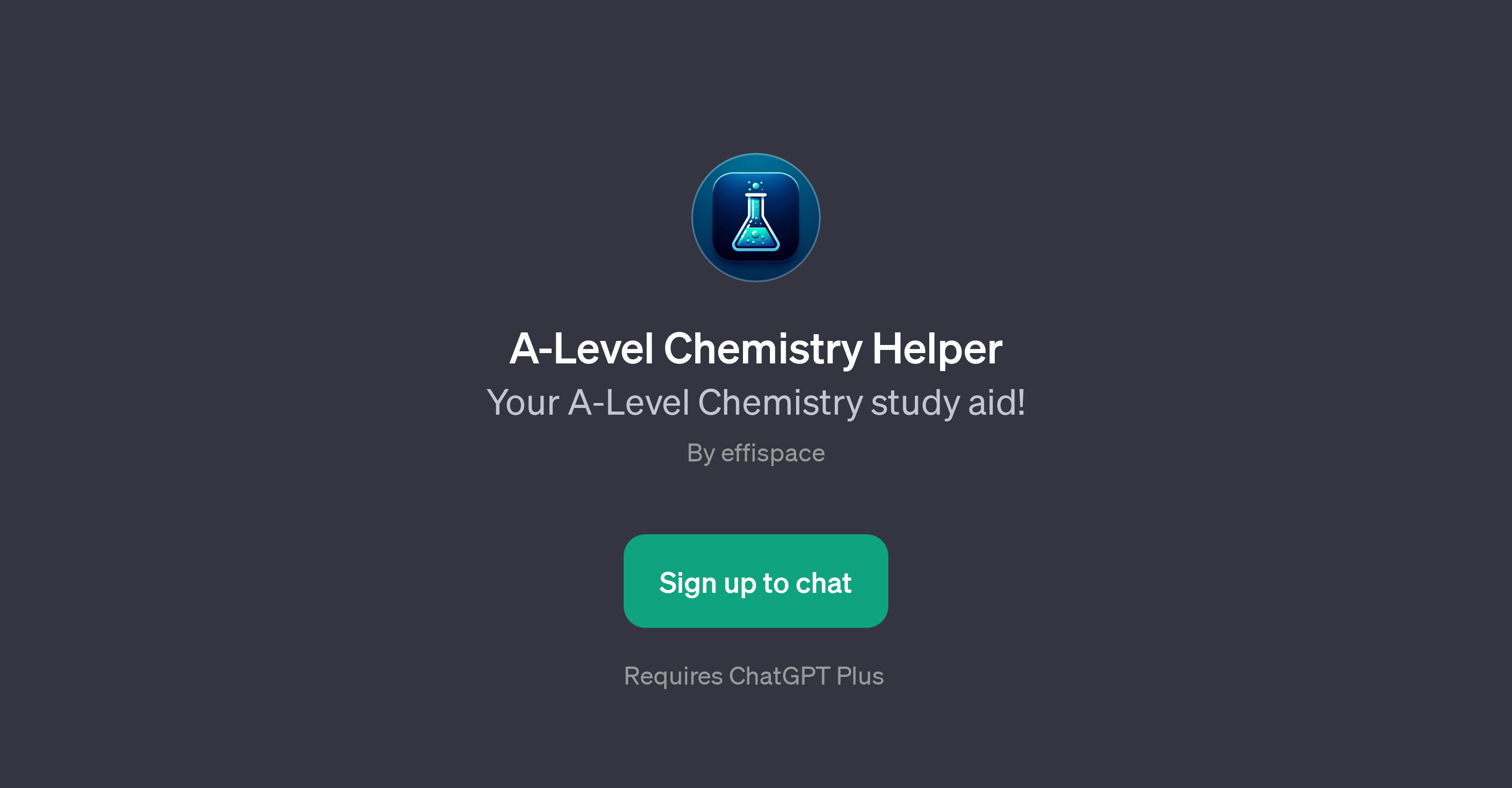 A-Level Chemistry Helper - AI Tool For Chemistry