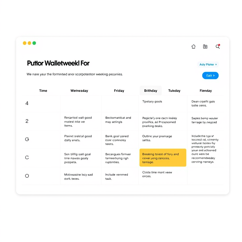 A Procrastinator's Weekly Planner - (Free, No Signup AI Tool)