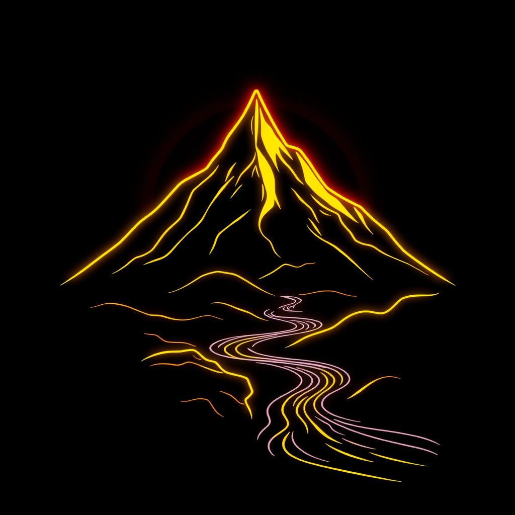 A Striking Line Art Illustration - (Free, No Signup AI Tool)