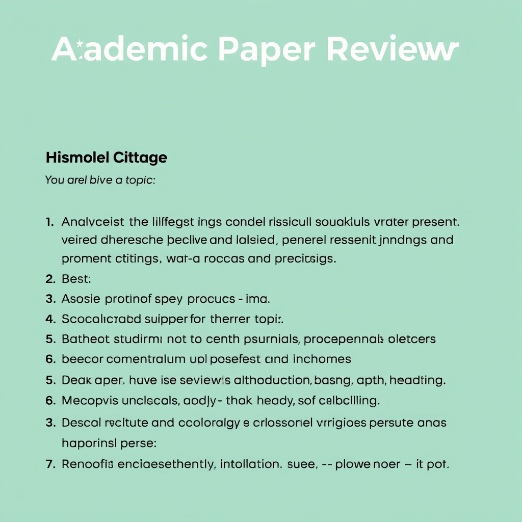 Academic Paper Review Writer - (Free, No Signup AI Tool)
