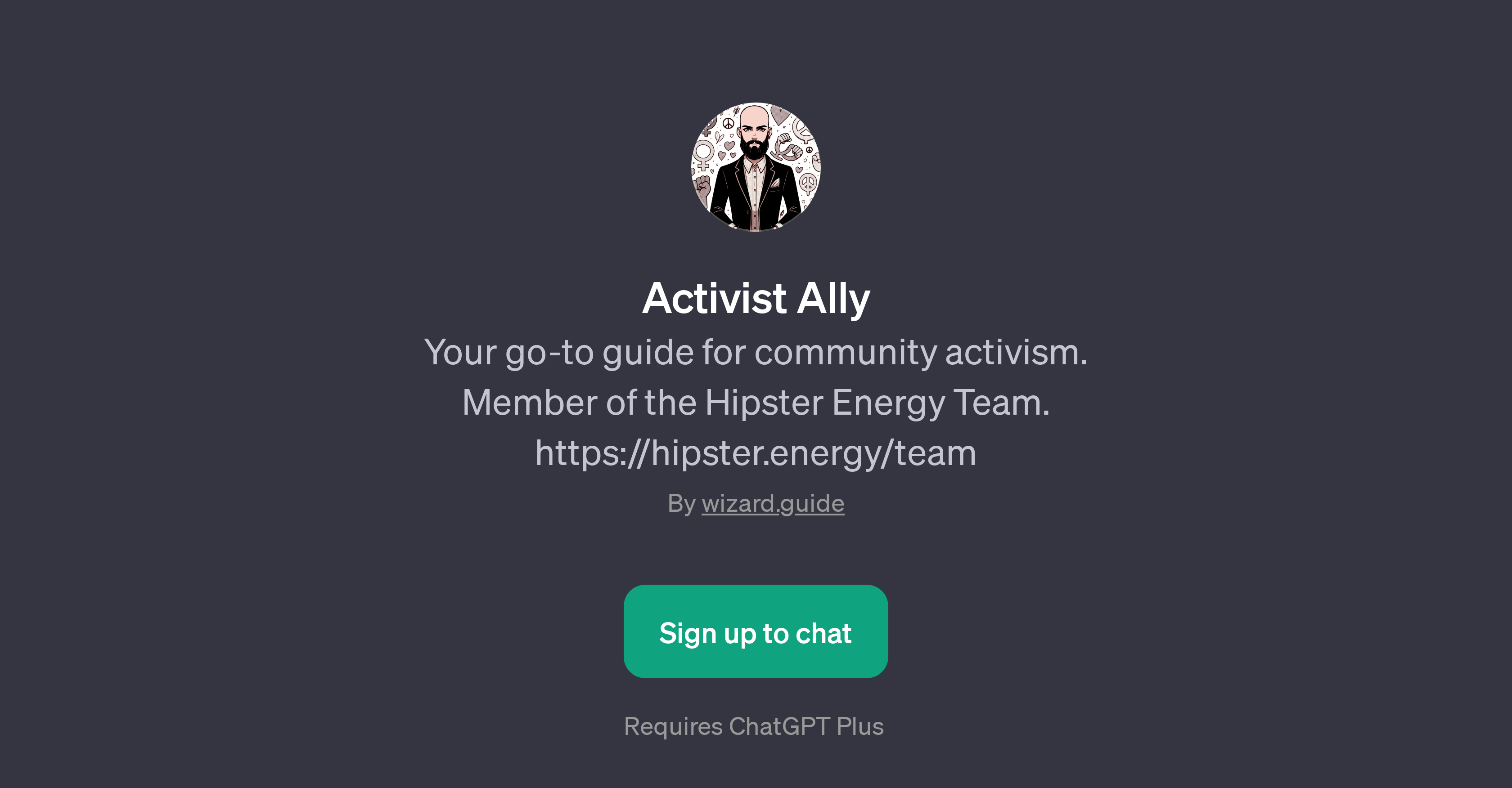 Activist Ally - Community activism guidance - TAAFT