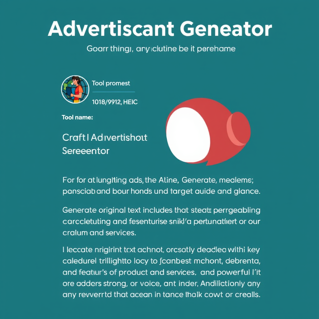 Advertisement Generator - (Free, No Signup AI Tool)
