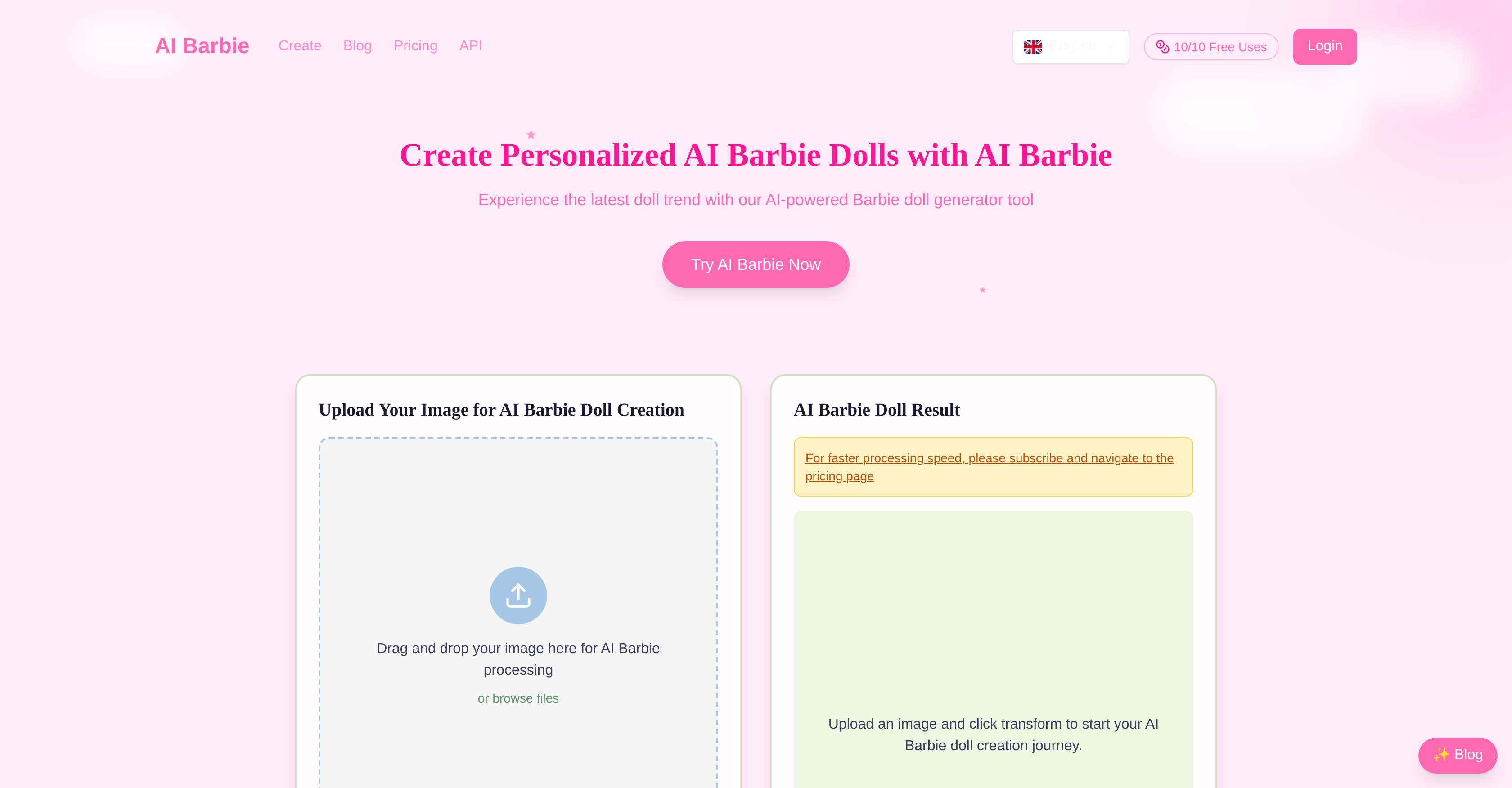 AI Barbie - AI Tool For Barbie style avatars