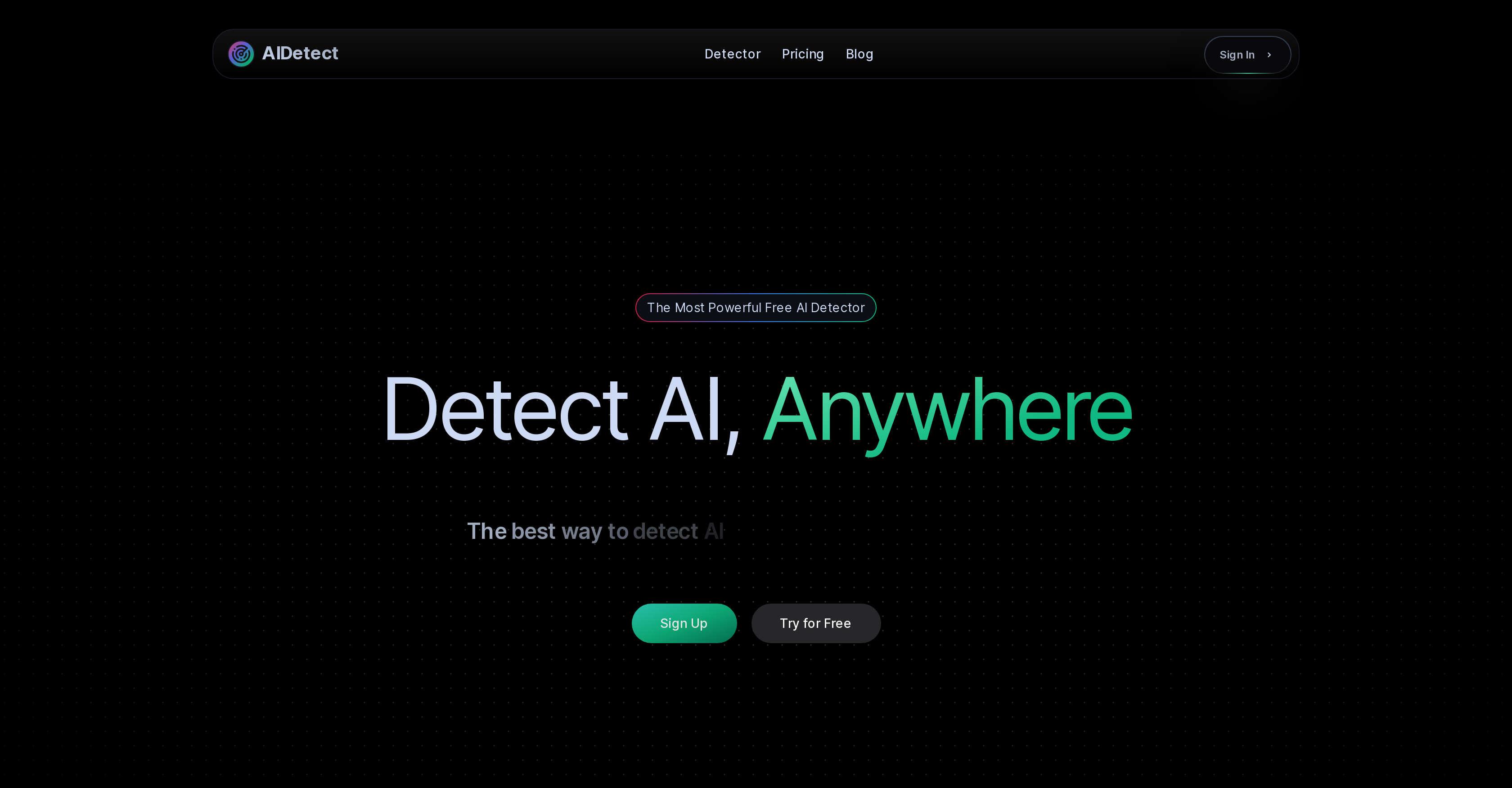 AI Detect - AI Tool For AI content detection