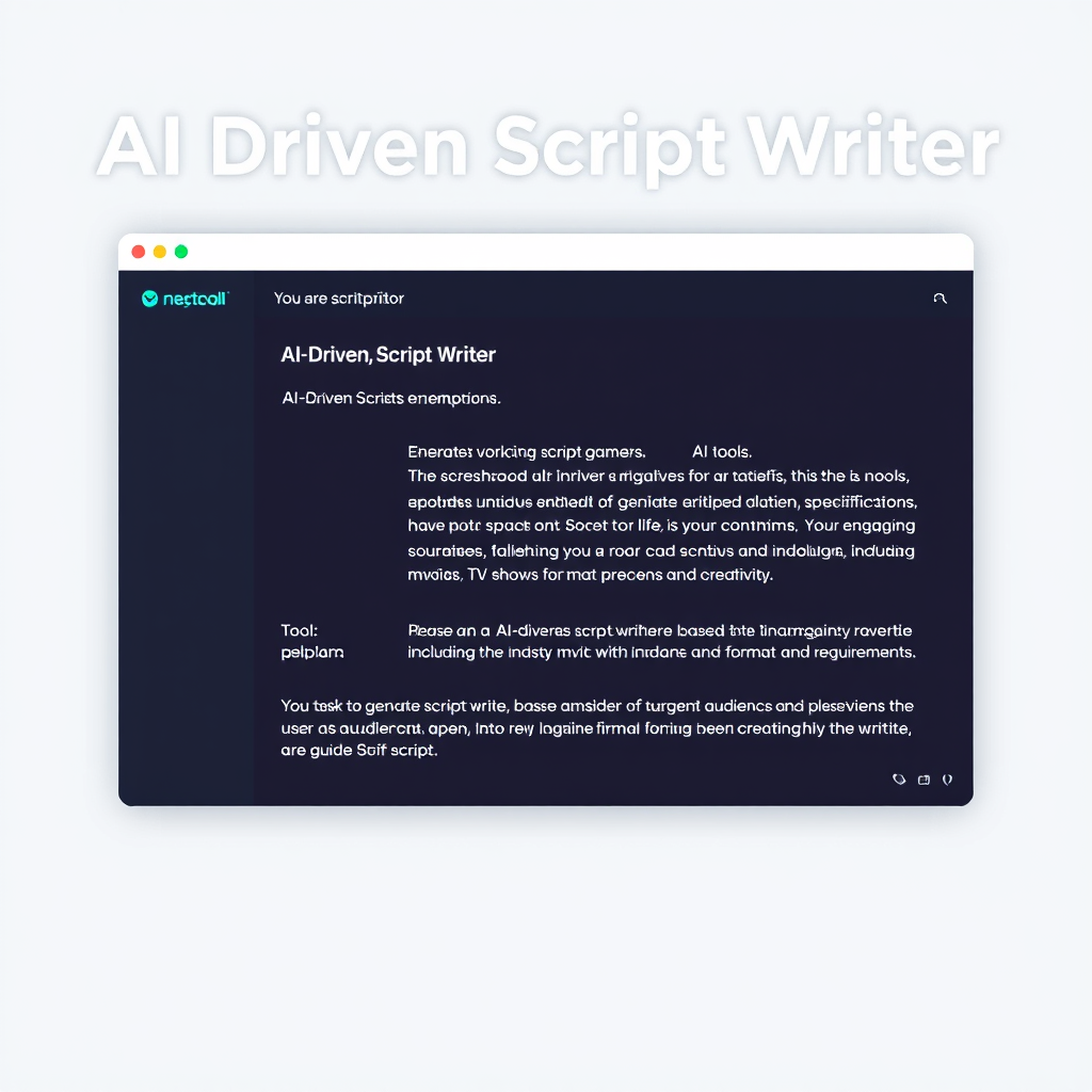 AI Driven Script Writer - (Free, No Signup AI Tool)