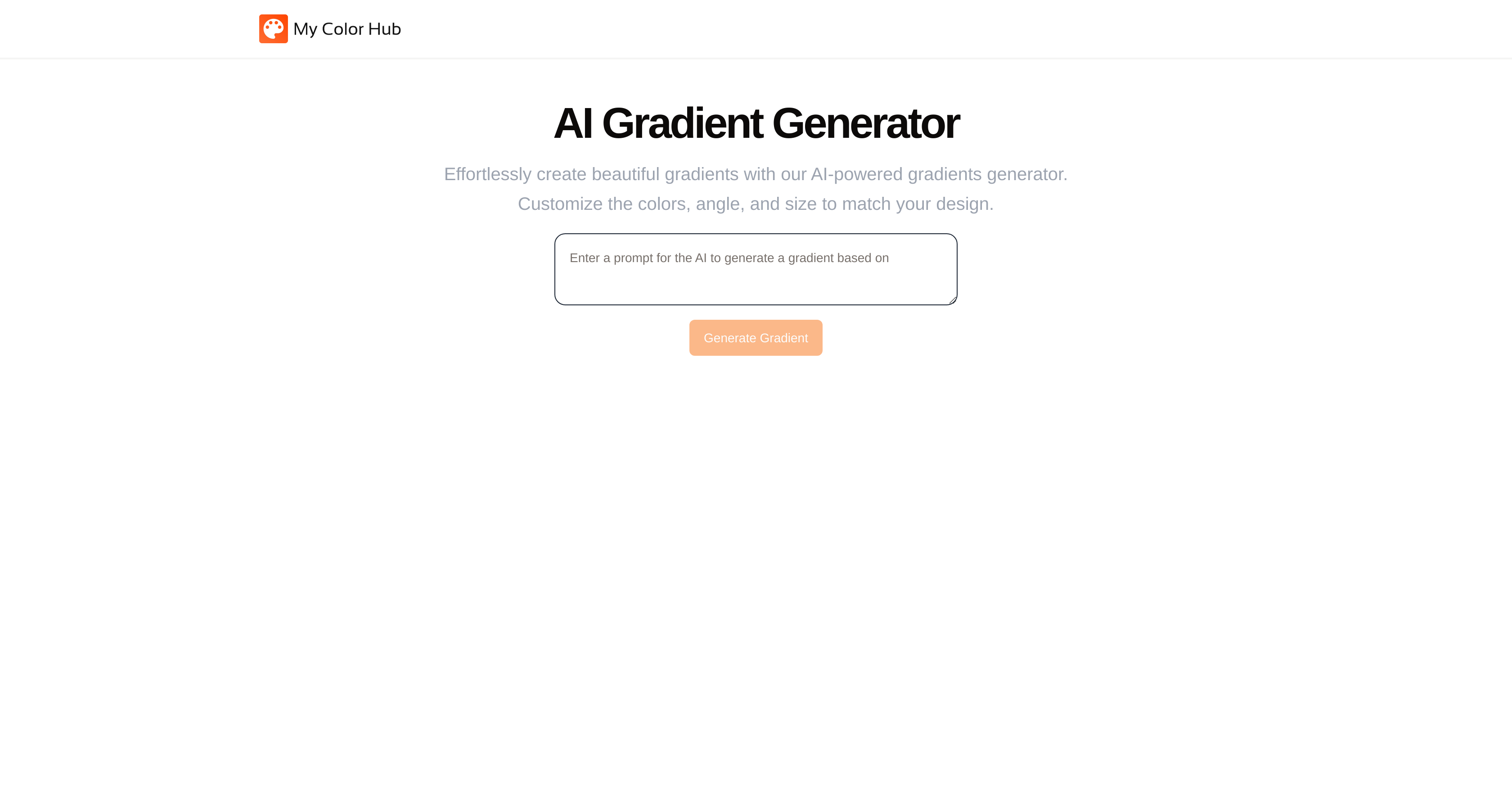 AI Gradient Generator - AI Tool For Image gradients