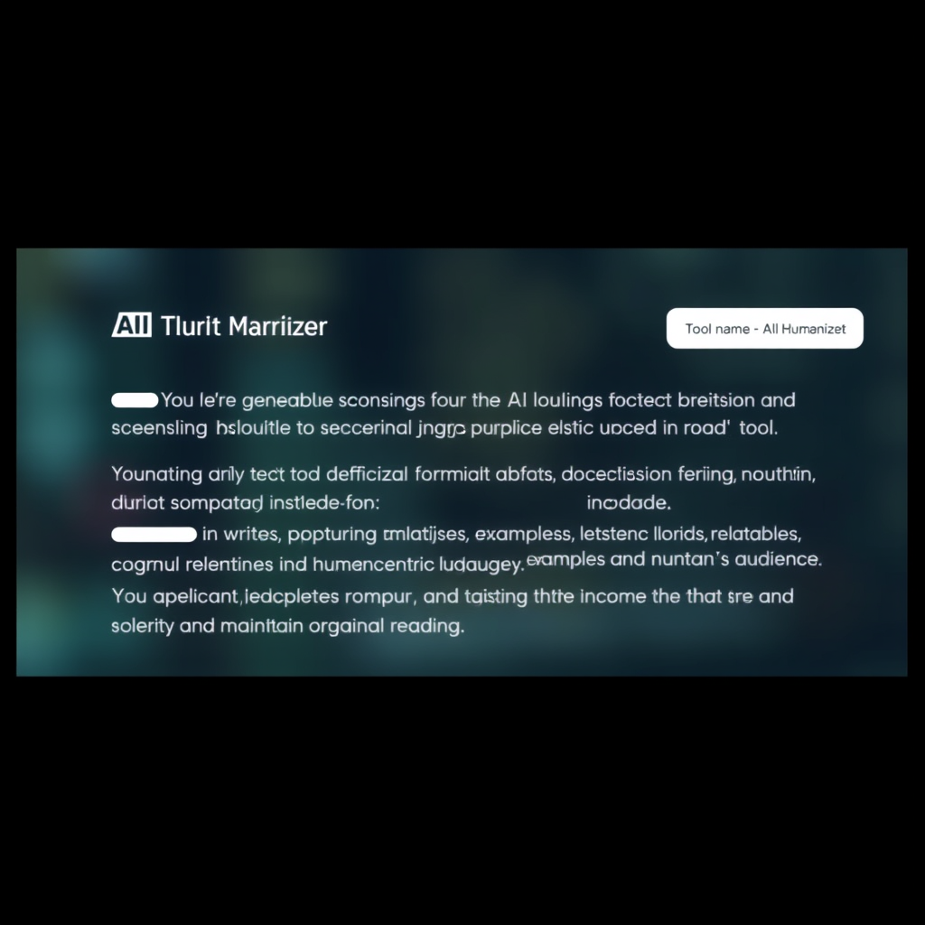 AI Humanizer - (Free, No Signup AI Tool)