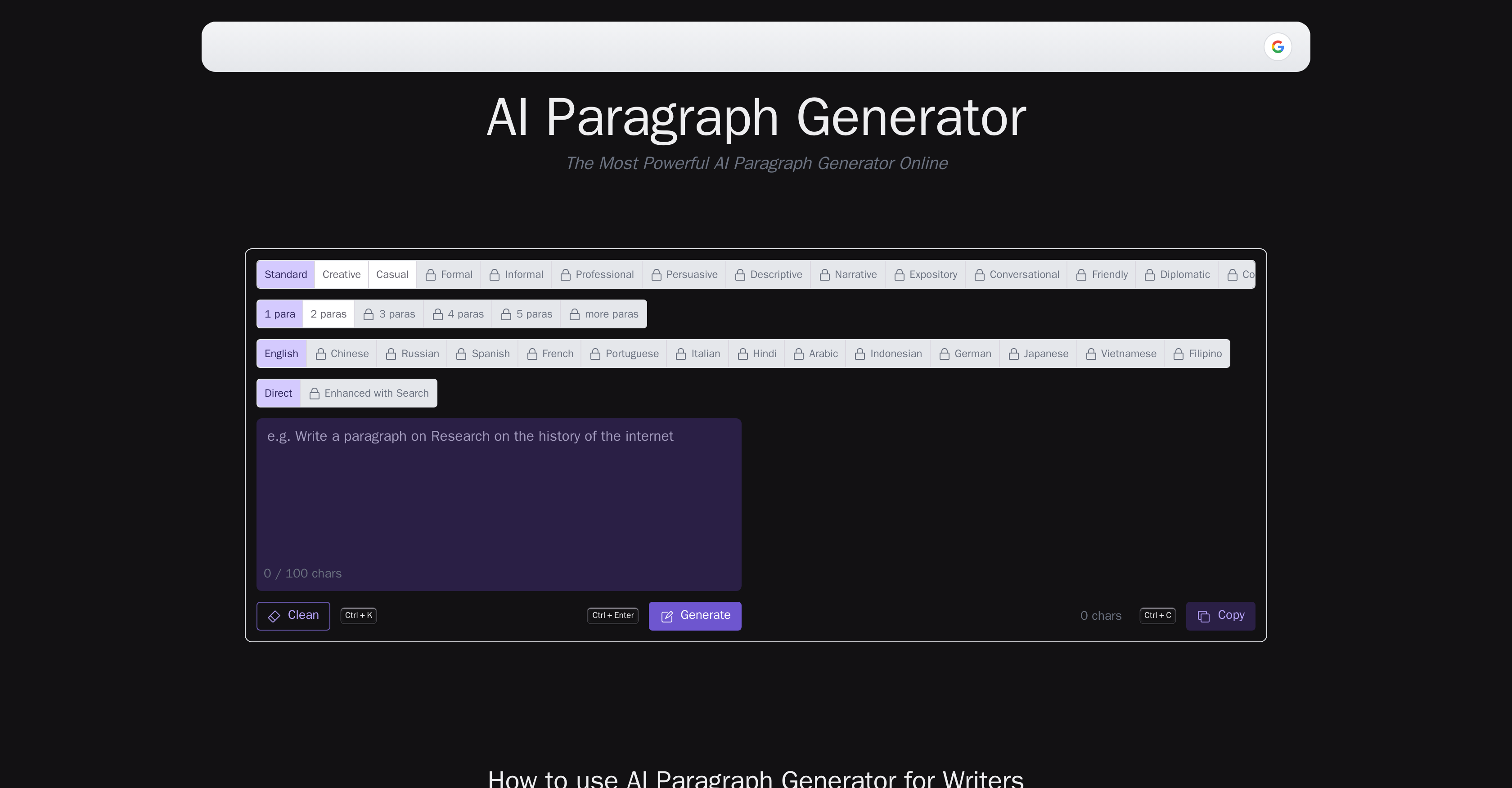 AI Paragraph Generator And 7 Other AI Alternatives For Paragraphs