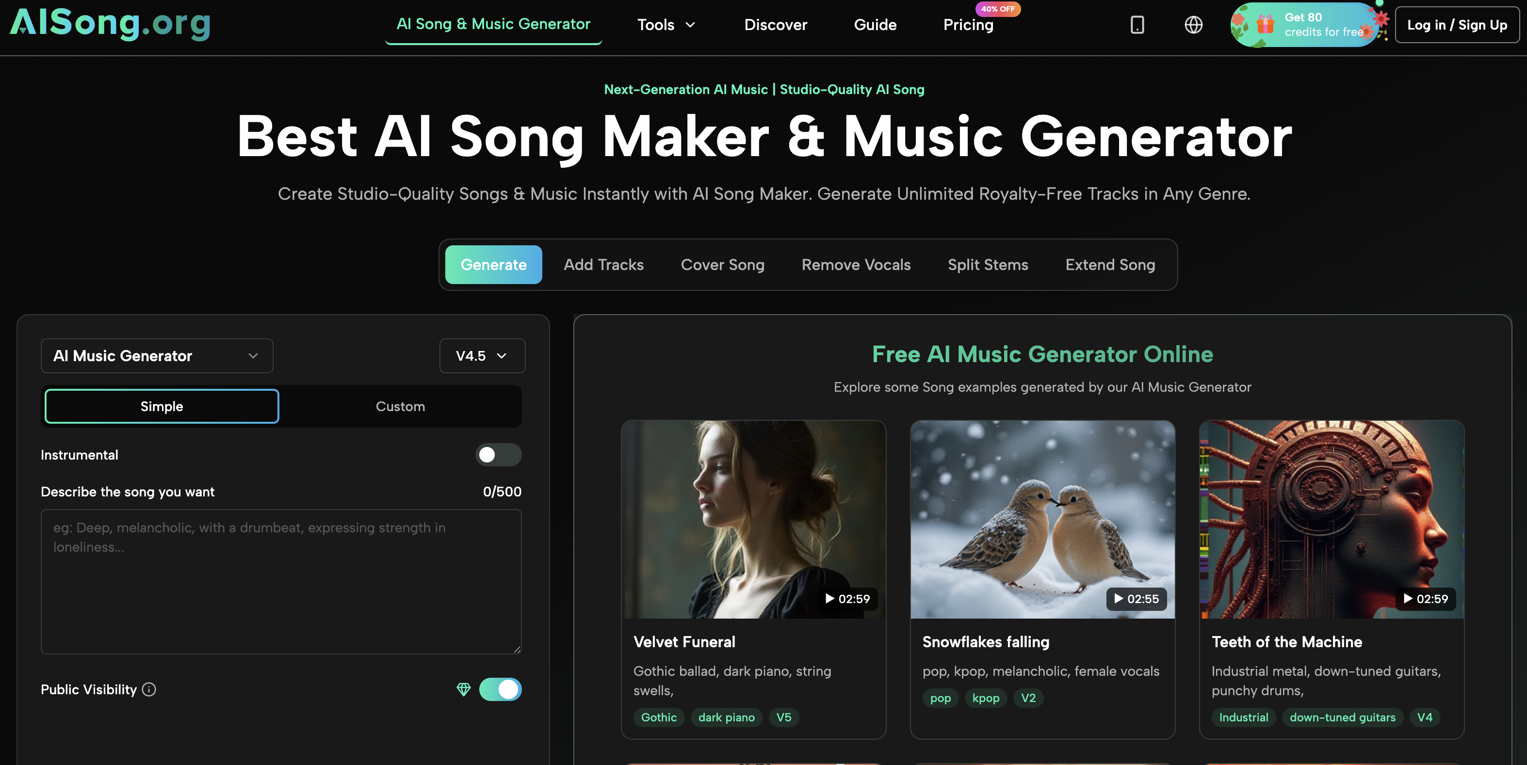 AI Song.org - AI Tool For Music