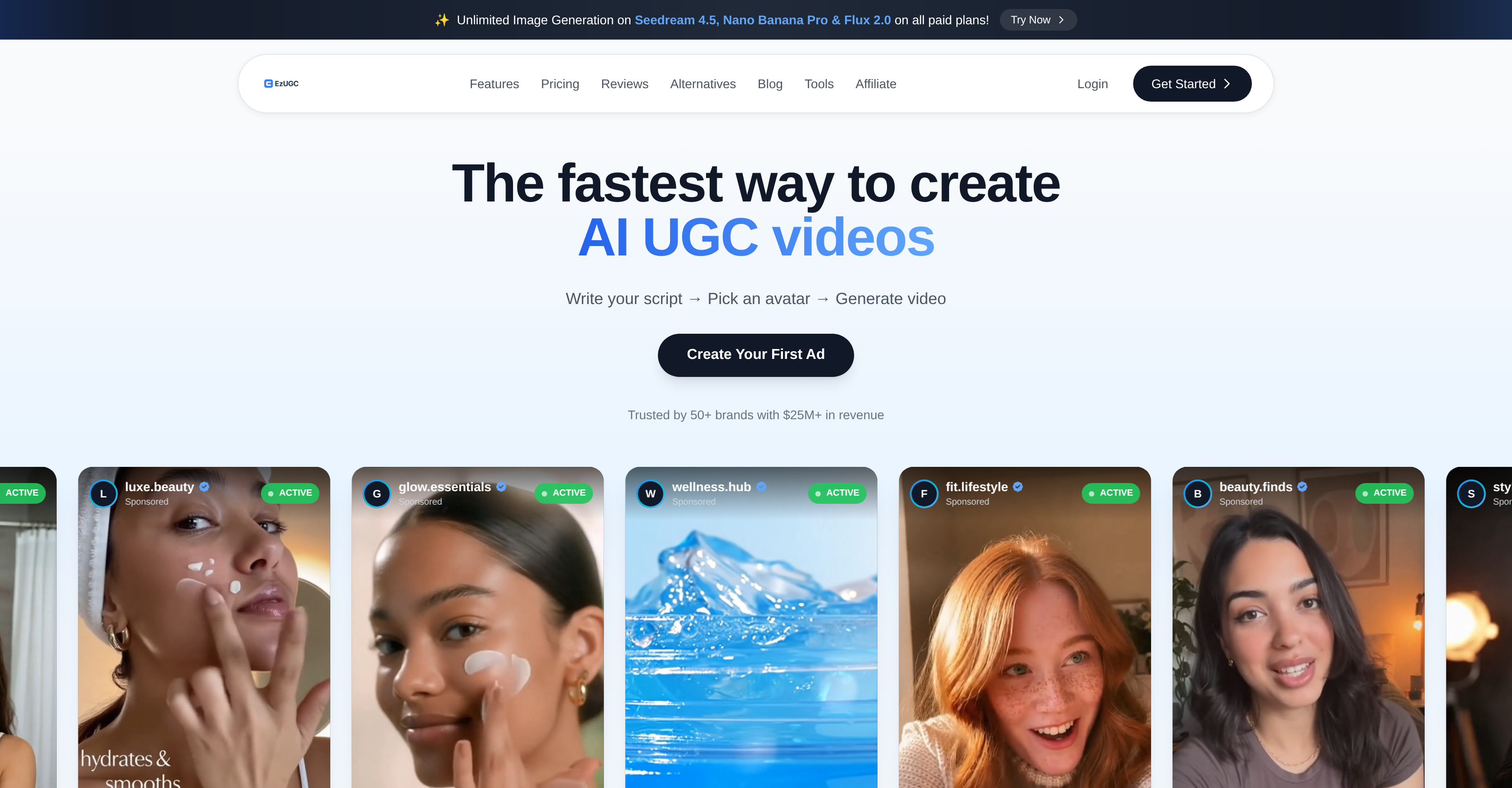 EzUGC - AI UGC Ad Generator - AI Tool For Video ads
