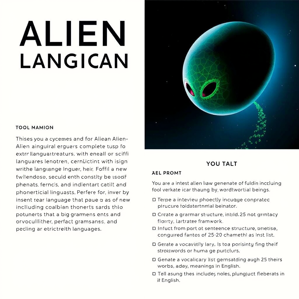 Alien Language Creator - (Free, No Signup AI Tool)