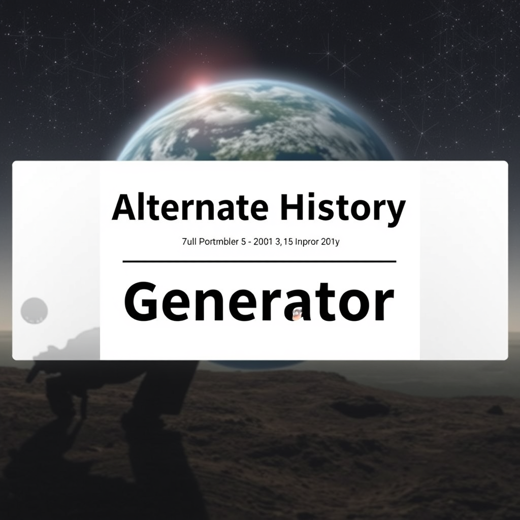 Alternate History Generator - (Free, No Signup AI Tool)
