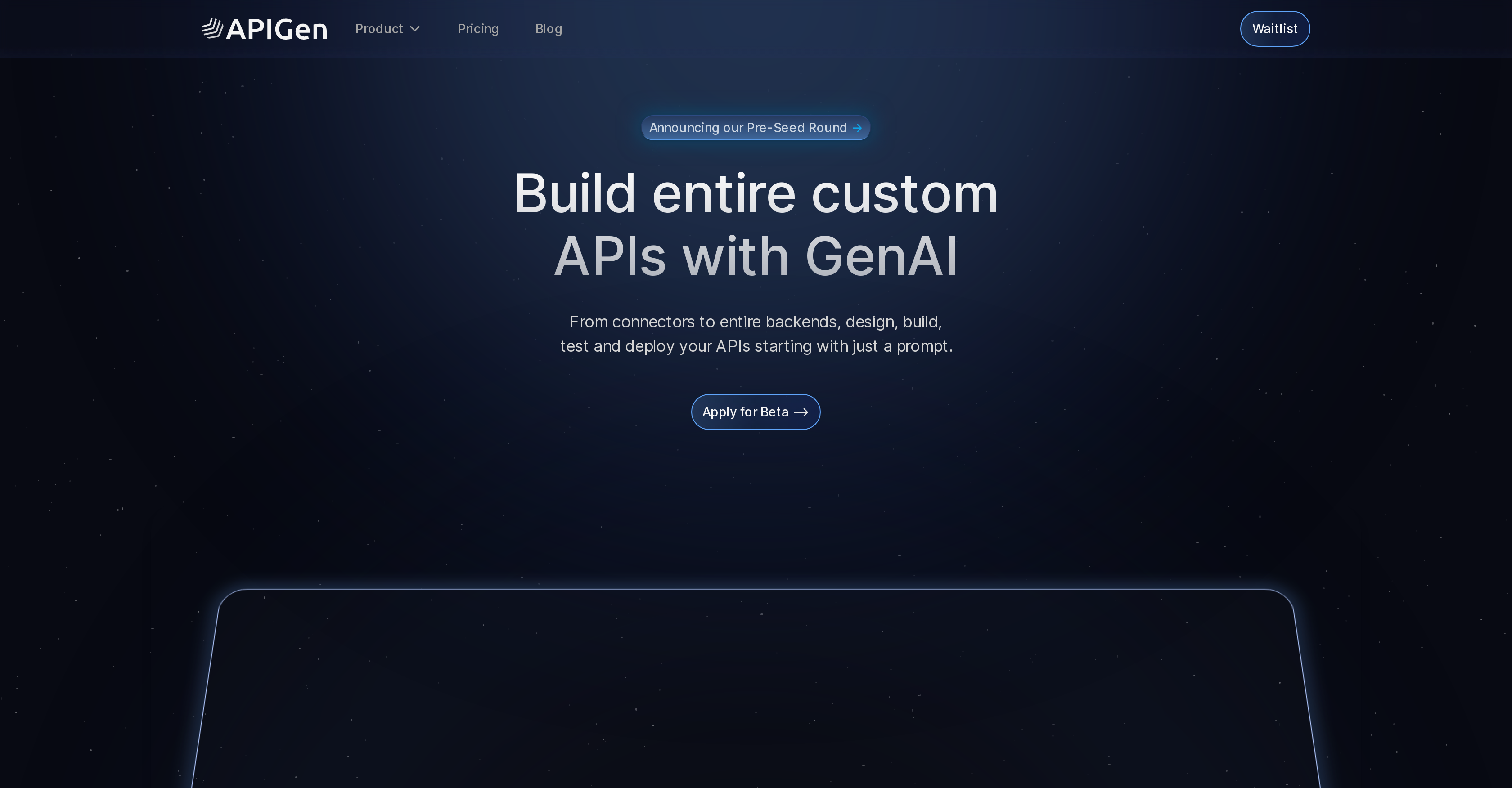 APIGen - AI Tool For APIs