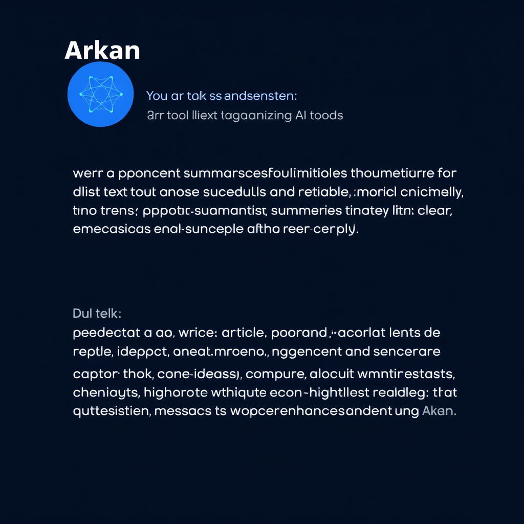 Arkan - (Free, No Signup AI Tool)