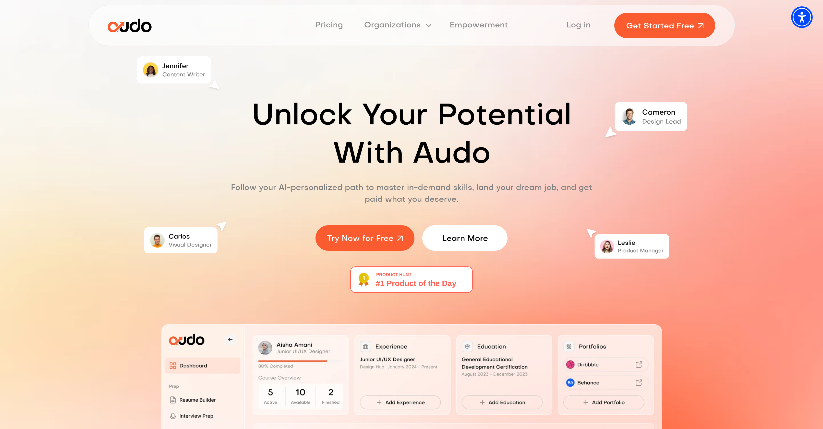 Audo - AI Tool For Career development