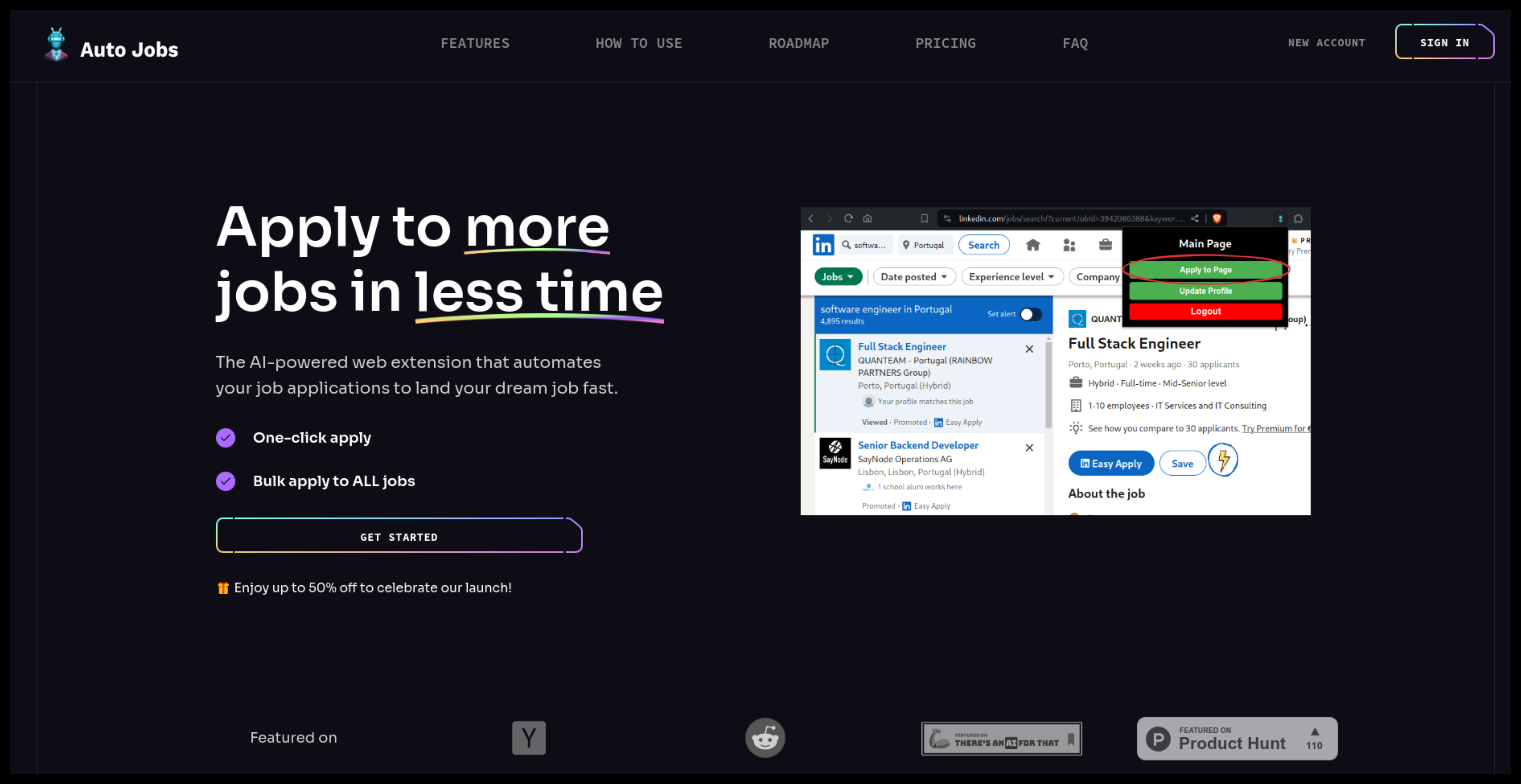 AutoJobs - AI Tool For Job applications