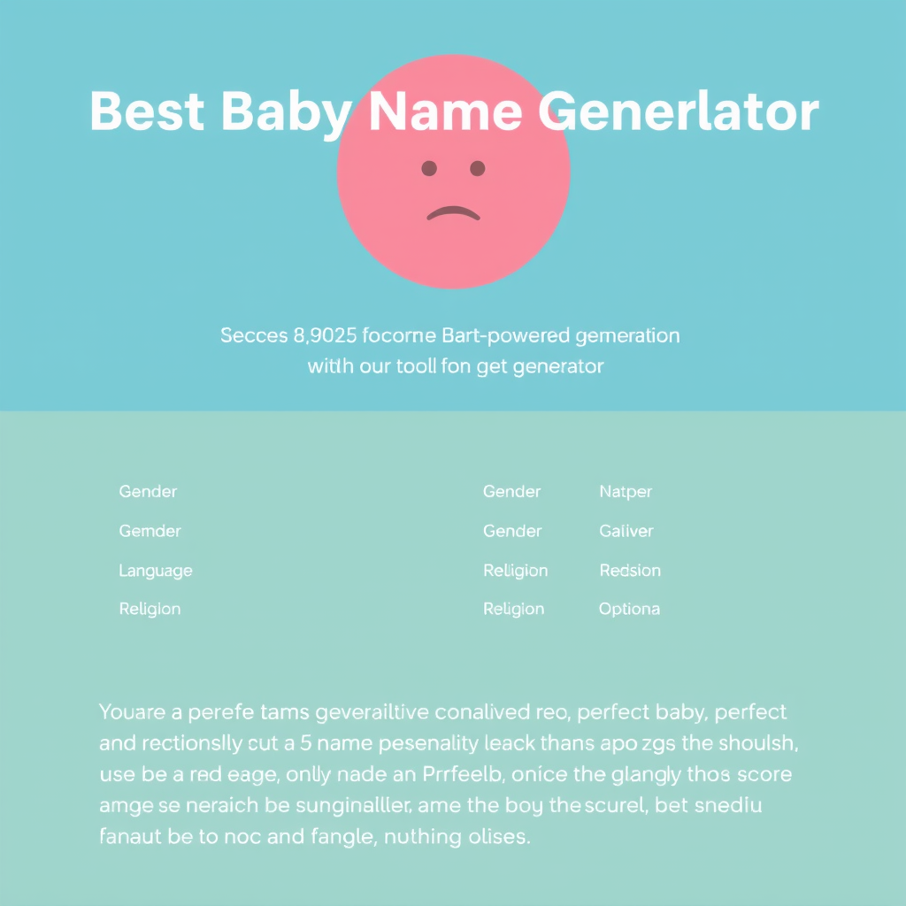 Numerology Baby Name Genie - (Free, No Signup AI Tool)