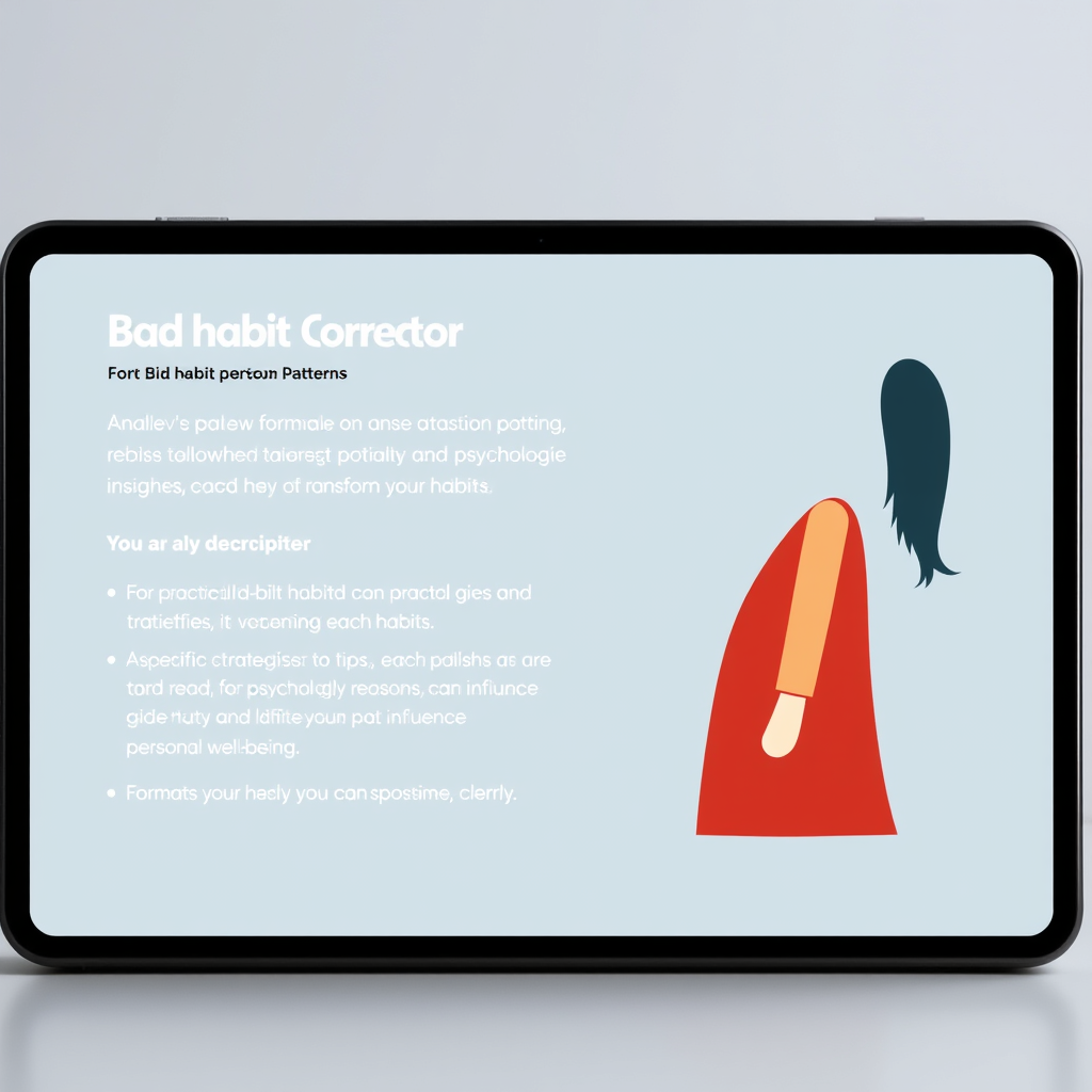 Bad habit corrector - (Free, No Signup AI Tool)