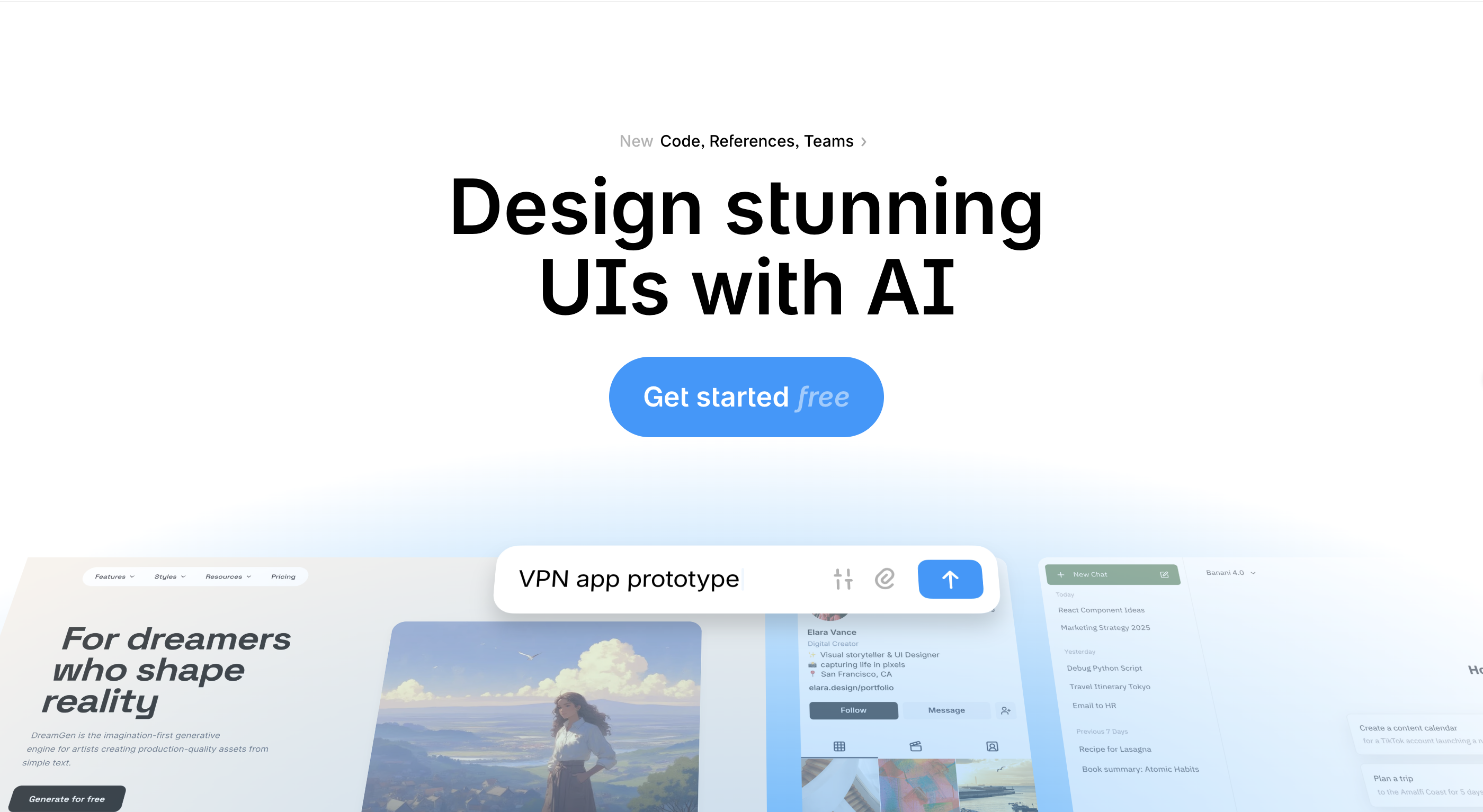 Banani - AI Tool For UI design
