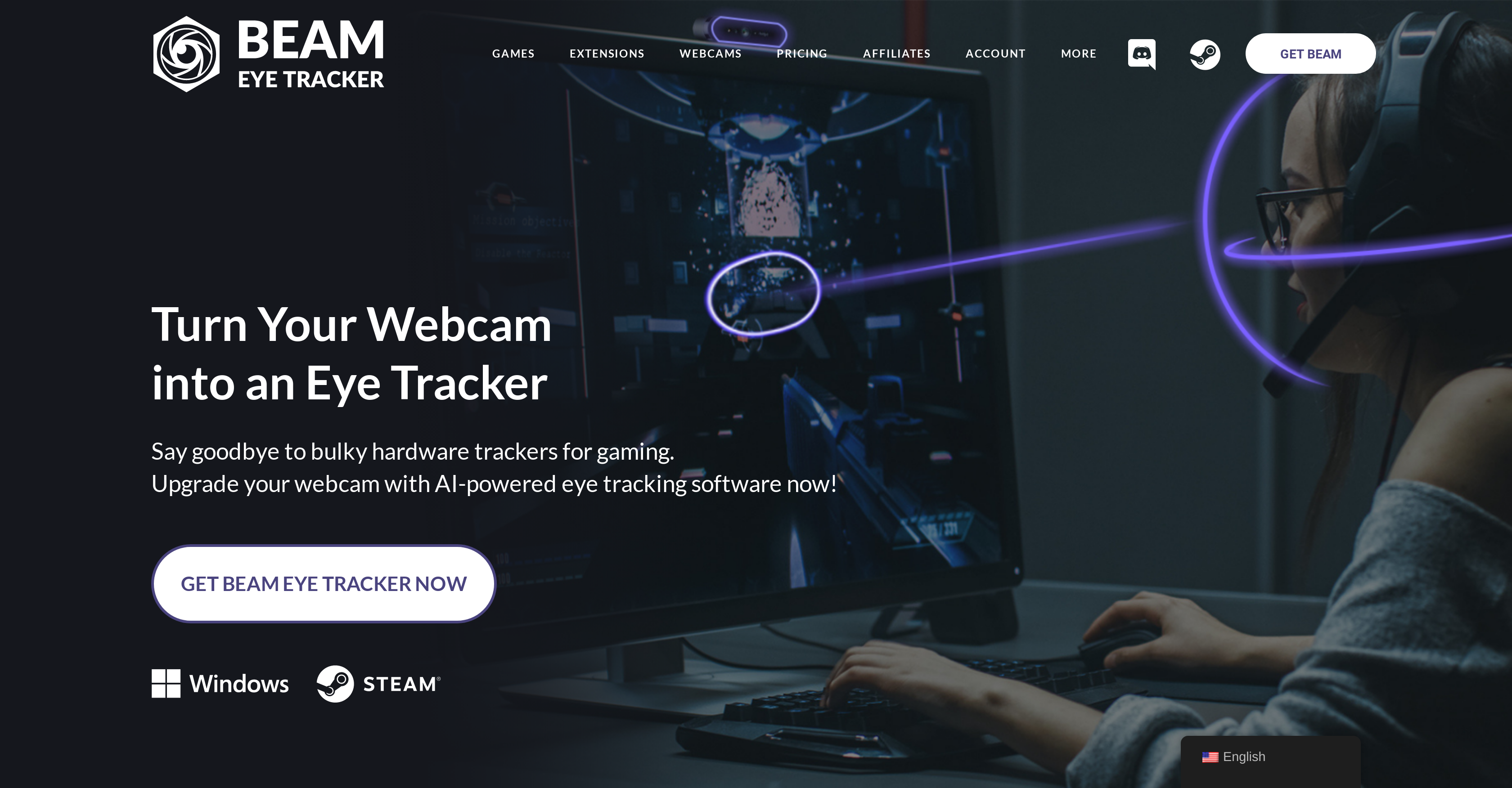 Beam Eye Tracker - Eye tracking - TAAFT