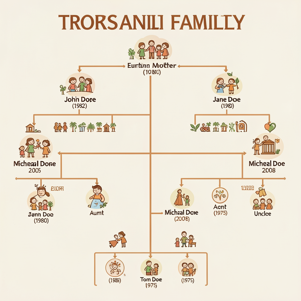 Beautiful Family Tree Generator - (Free, No Signup AI Tool)