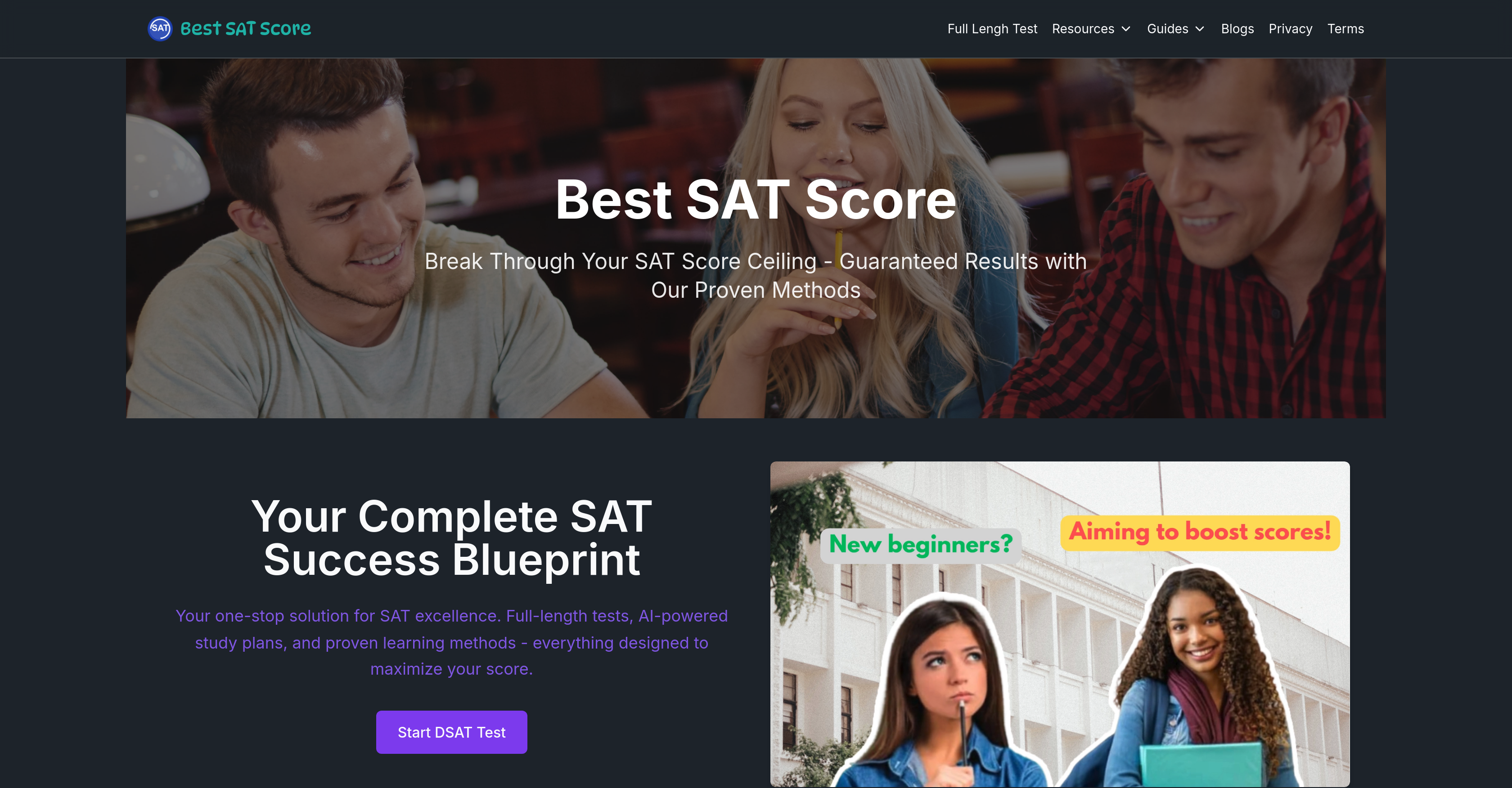 Best SAT Score - AI Tool For SAT preparation