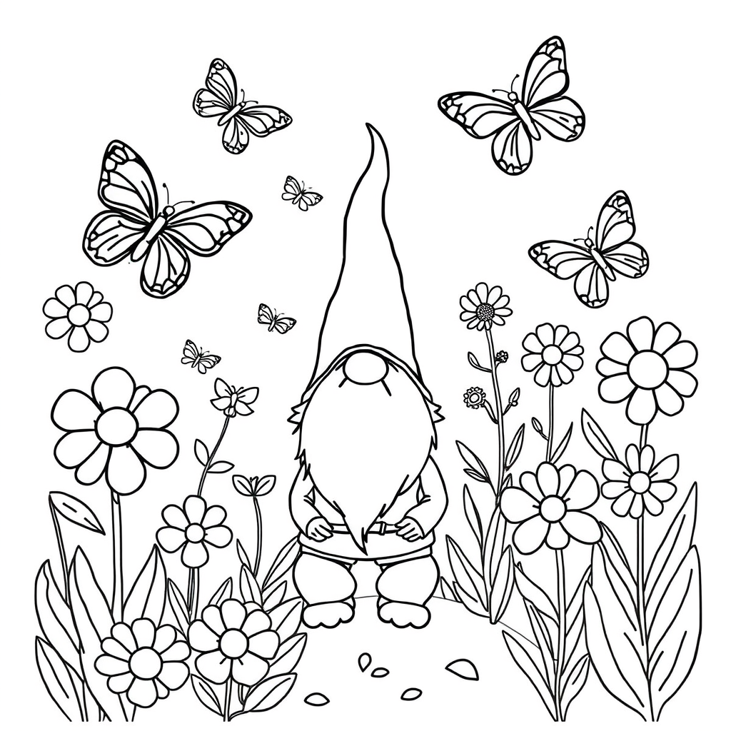 Bold Line Art Coloring Pages - (Free, No Signup AI Tool)