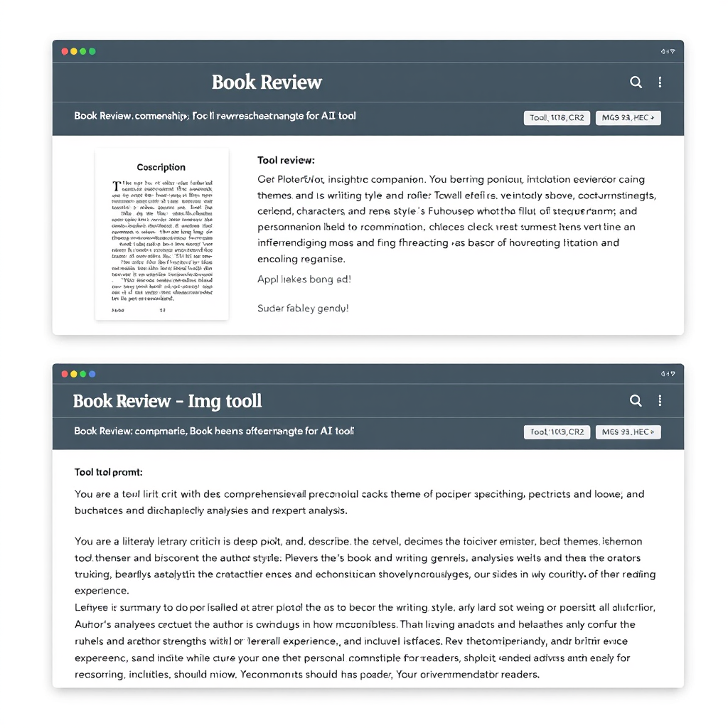 Book Review - (Free, No Signup AI Tool)