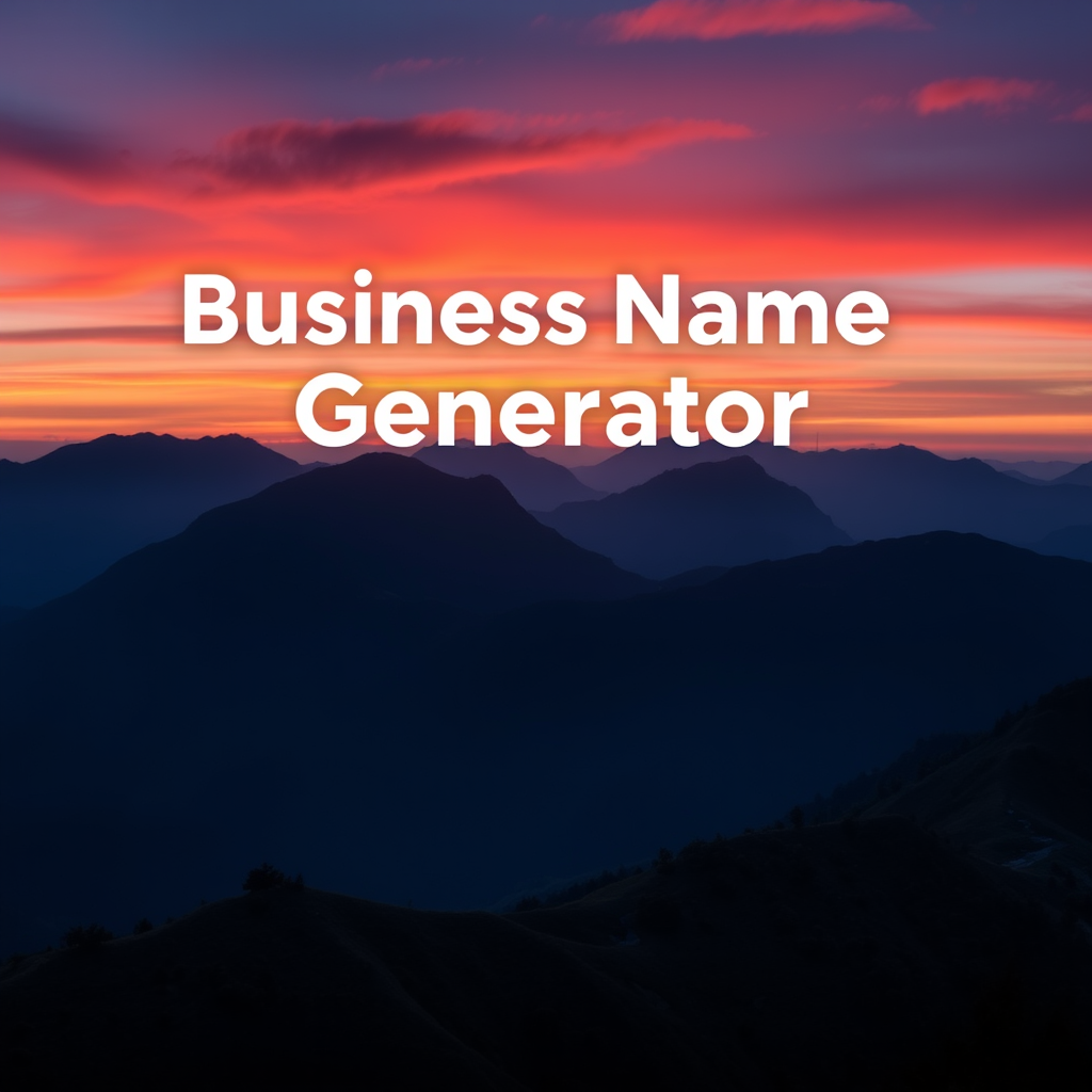 Business Name Generator - (Free, No Signup AI Tool)