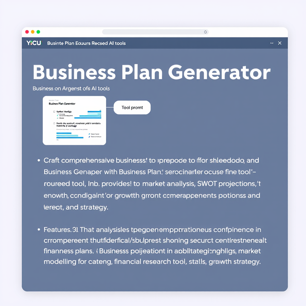 Business Plan Generator - (Free, No Signup AI Tool)