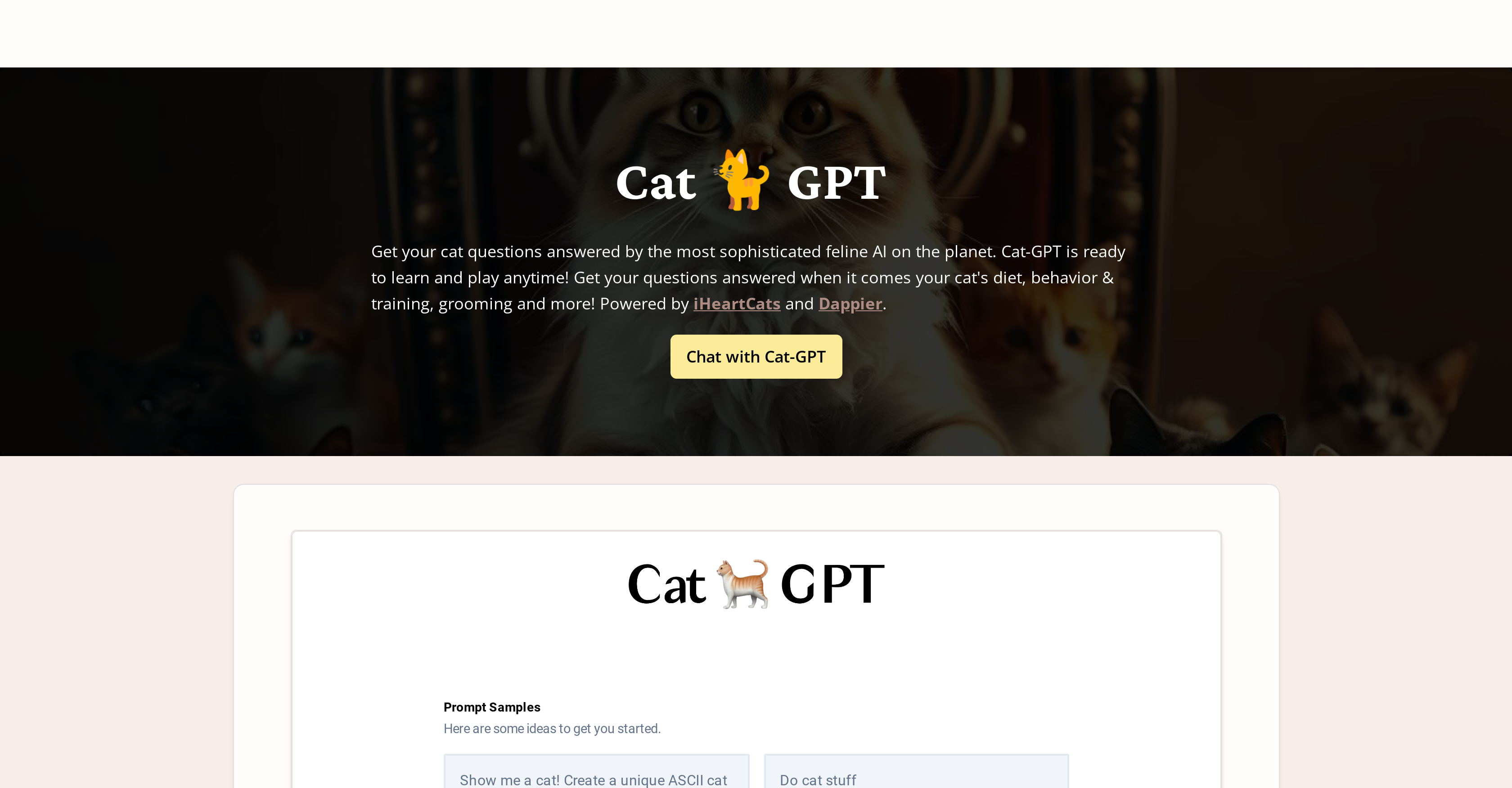 Cat GPT - Cats - TAAFT