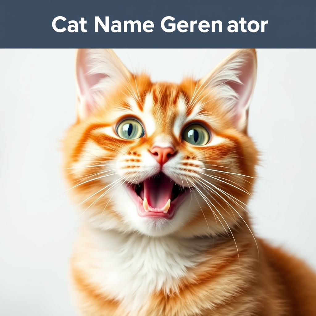 Cat Name Generator - (Free, No Signup AI Tool)