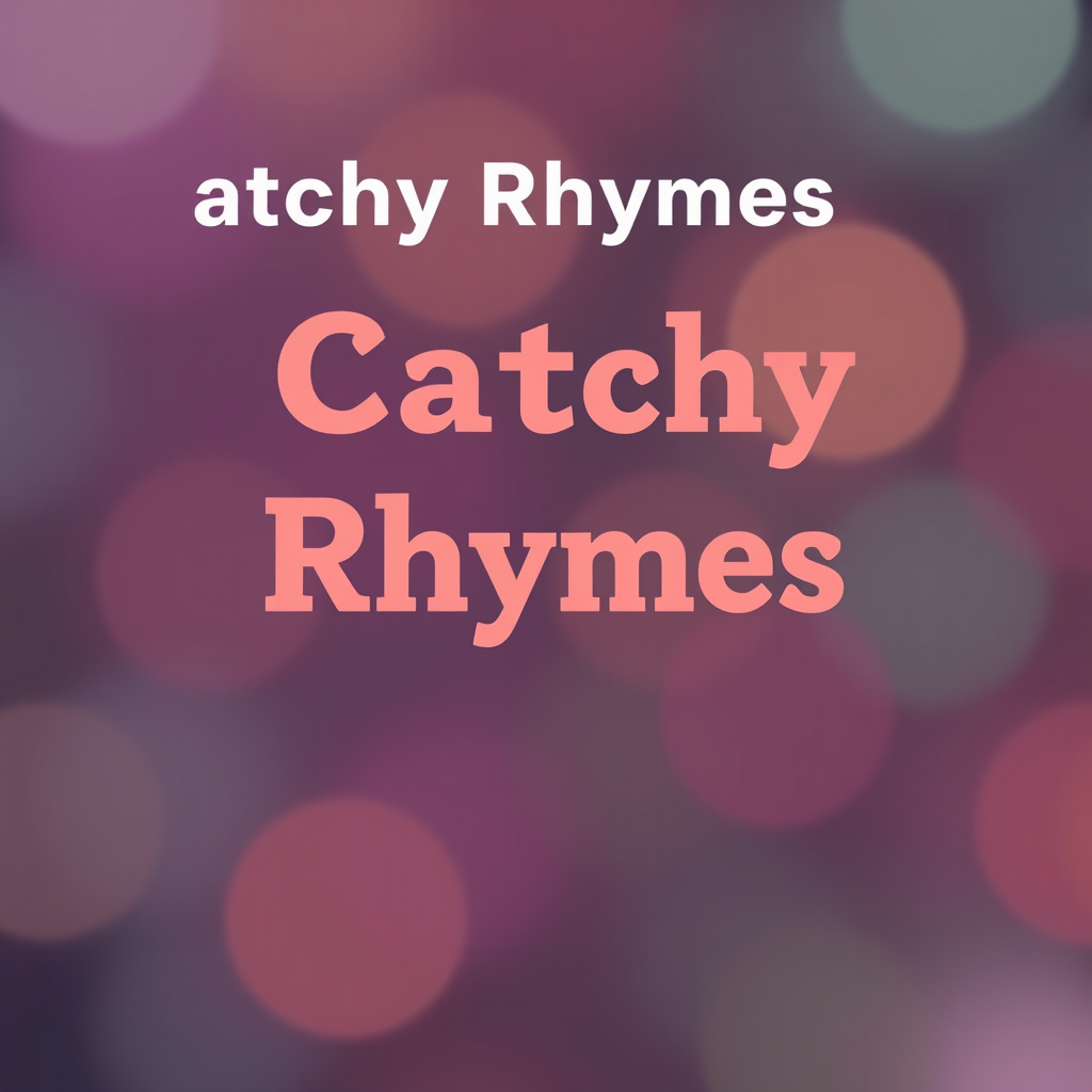 Catchy Rhymes - (Free, No Signup AI Tool)