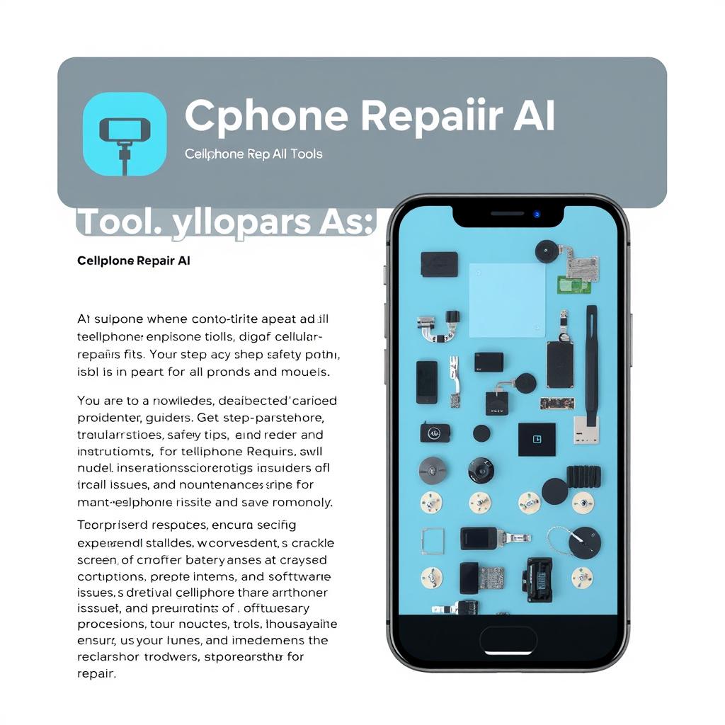 Cellphone Repair AI - AI Tool by @wilsonabella