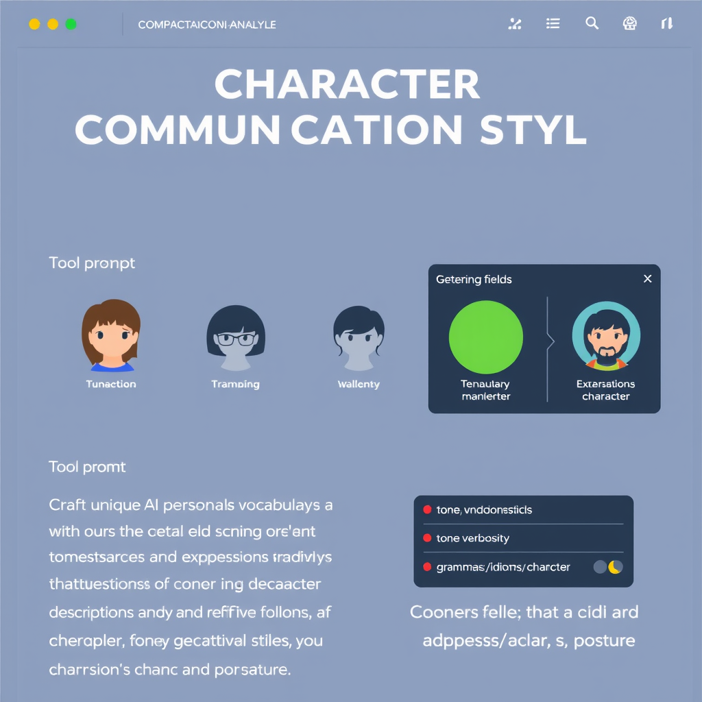 CHARACTER COMMUNICATION STYLE - (Free, No Signup AI Tool)