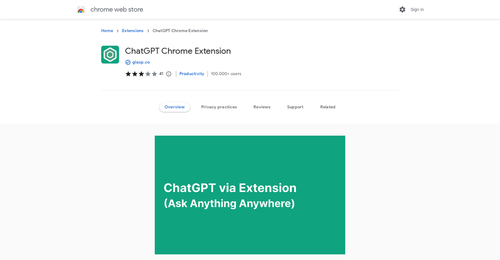 Chatgpt chrome extension - There's An AI For That®