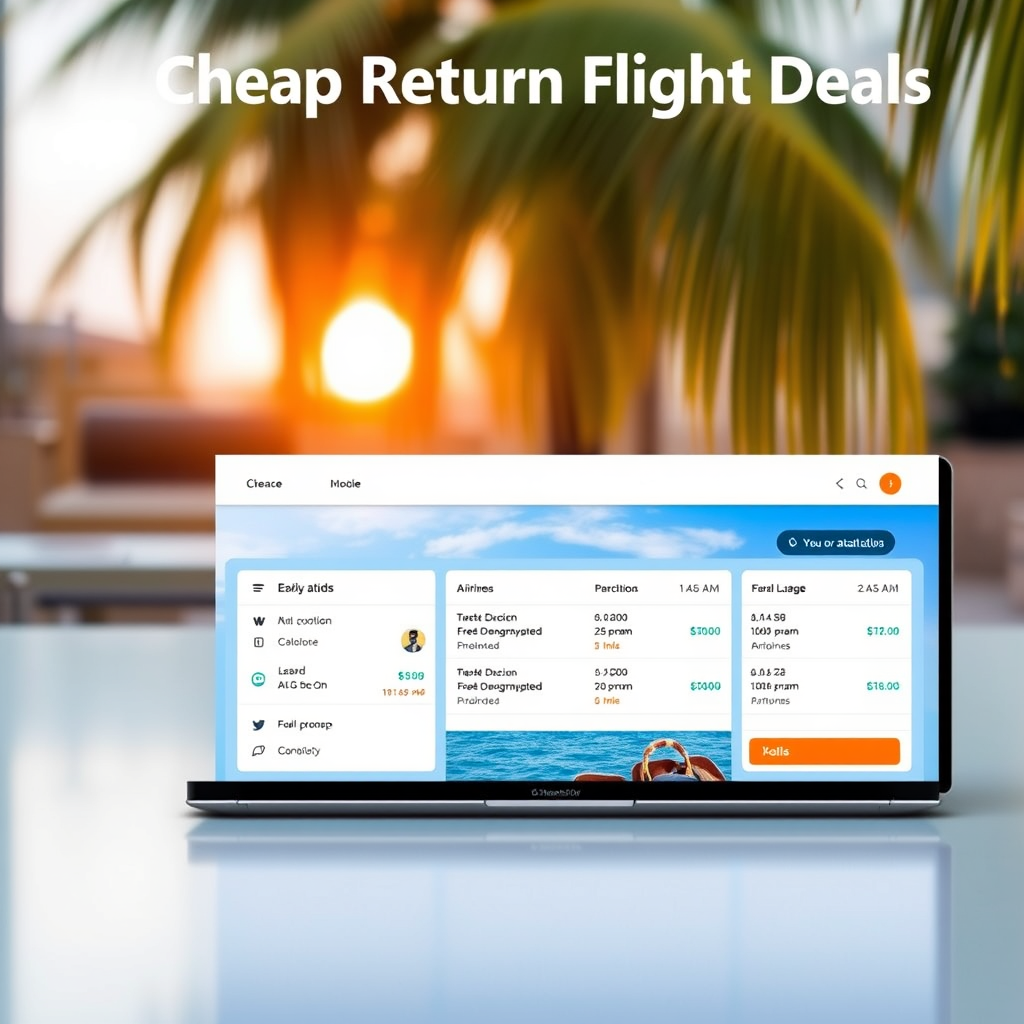 Cheap Return Flight Deals - (Free, No Signup AI Tool)