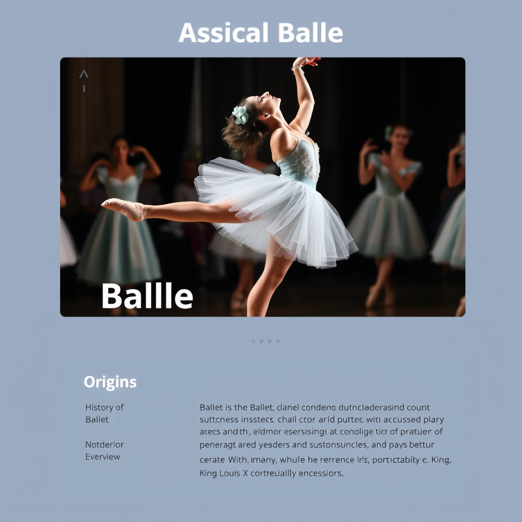 Classical Ballet - AI Tool by @darkobalevski