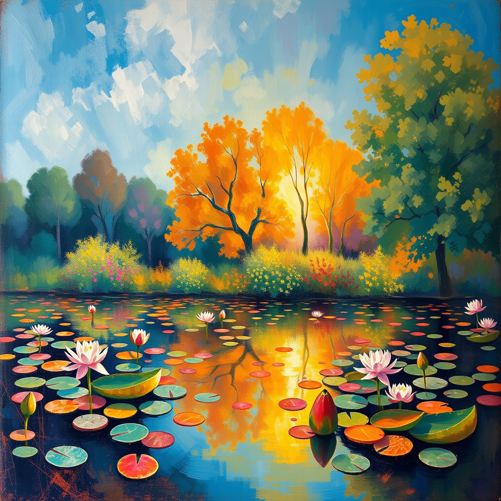 Claude Monet-style painting designs - (Free, No Signup AI Tool)