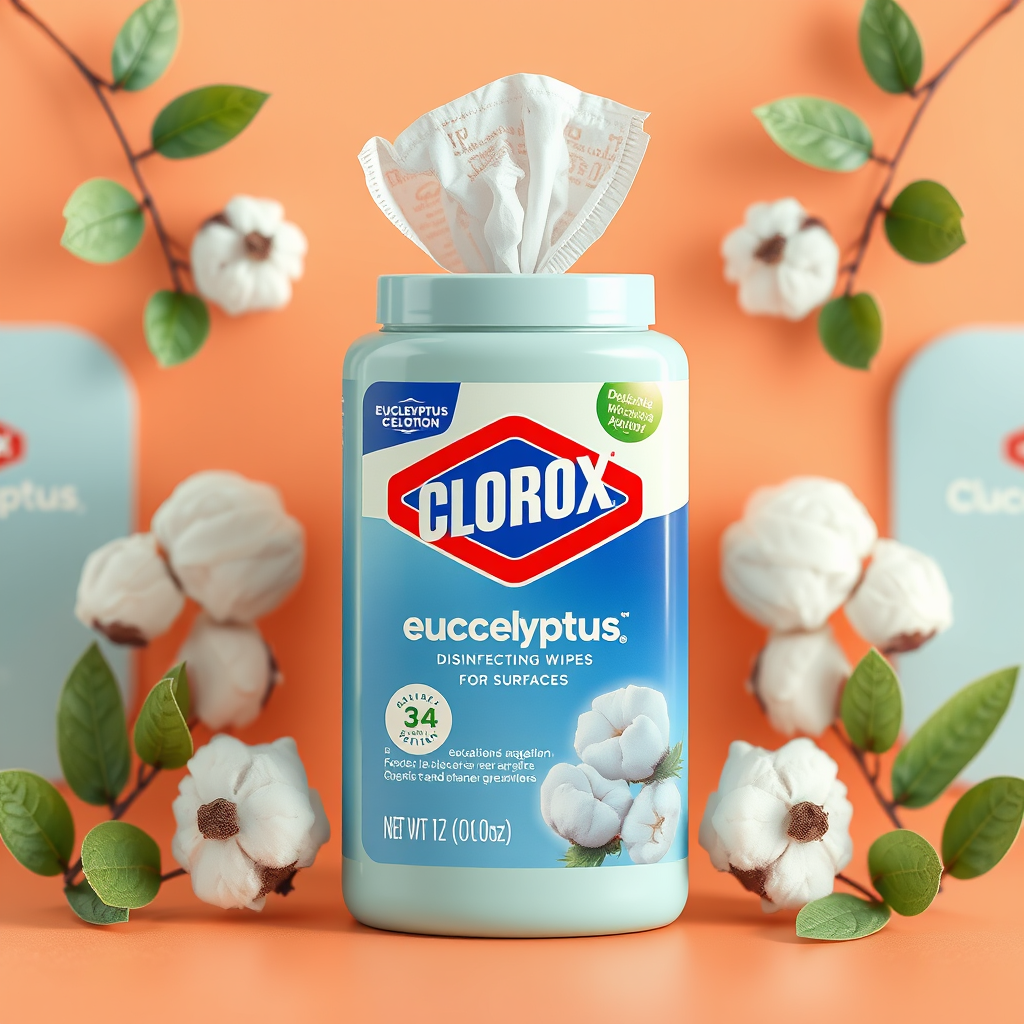 Product and packaging design for Clorox eucalyptus and cotton ...