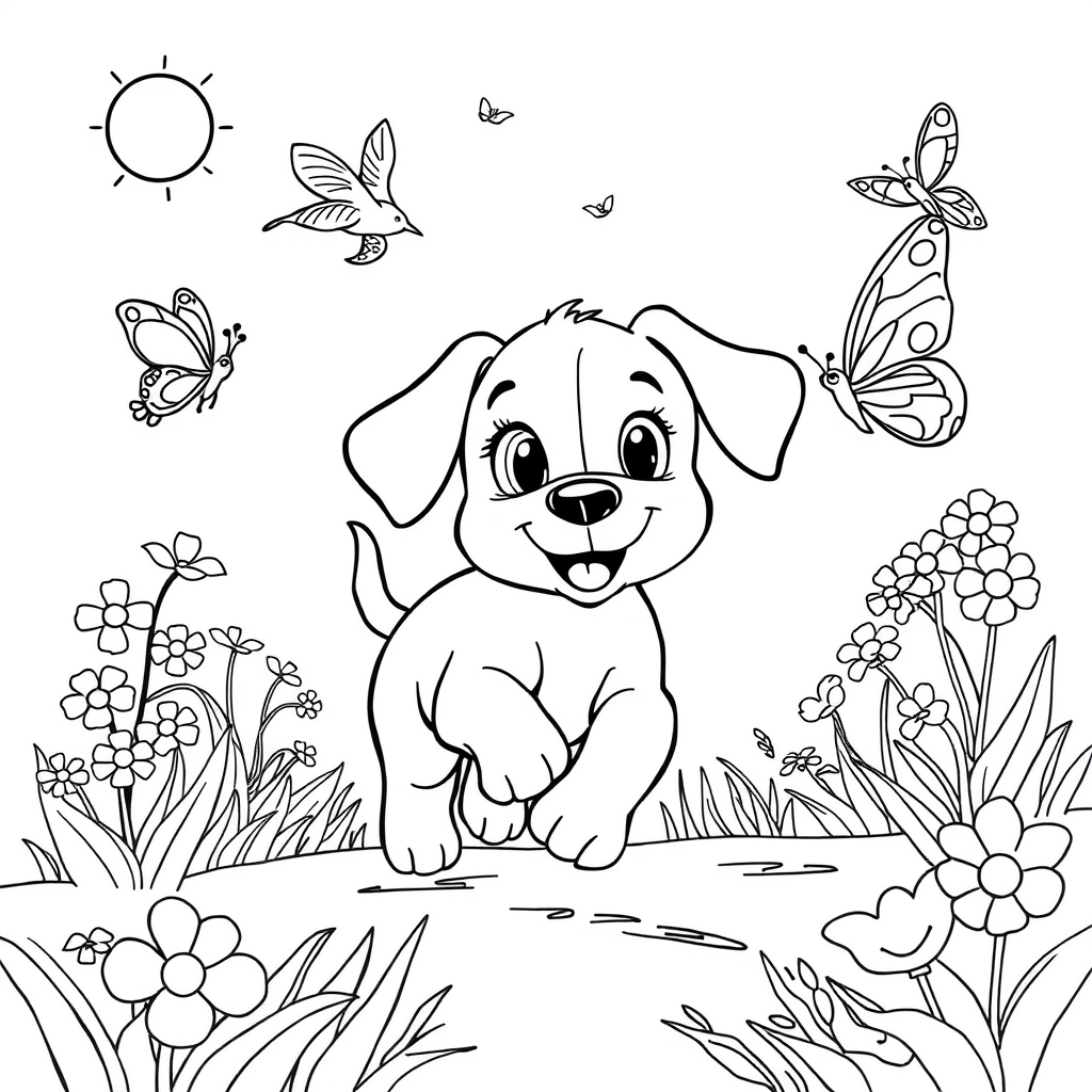 Coloring book: Enchanted World To Color: Cute Animals And Magical ...