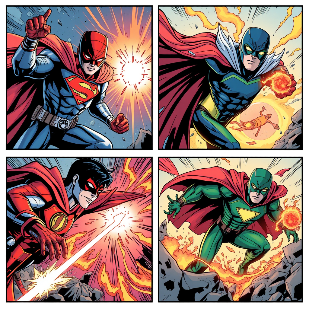 Comic strip's with never before seen hero's from 2024 and beyond ...