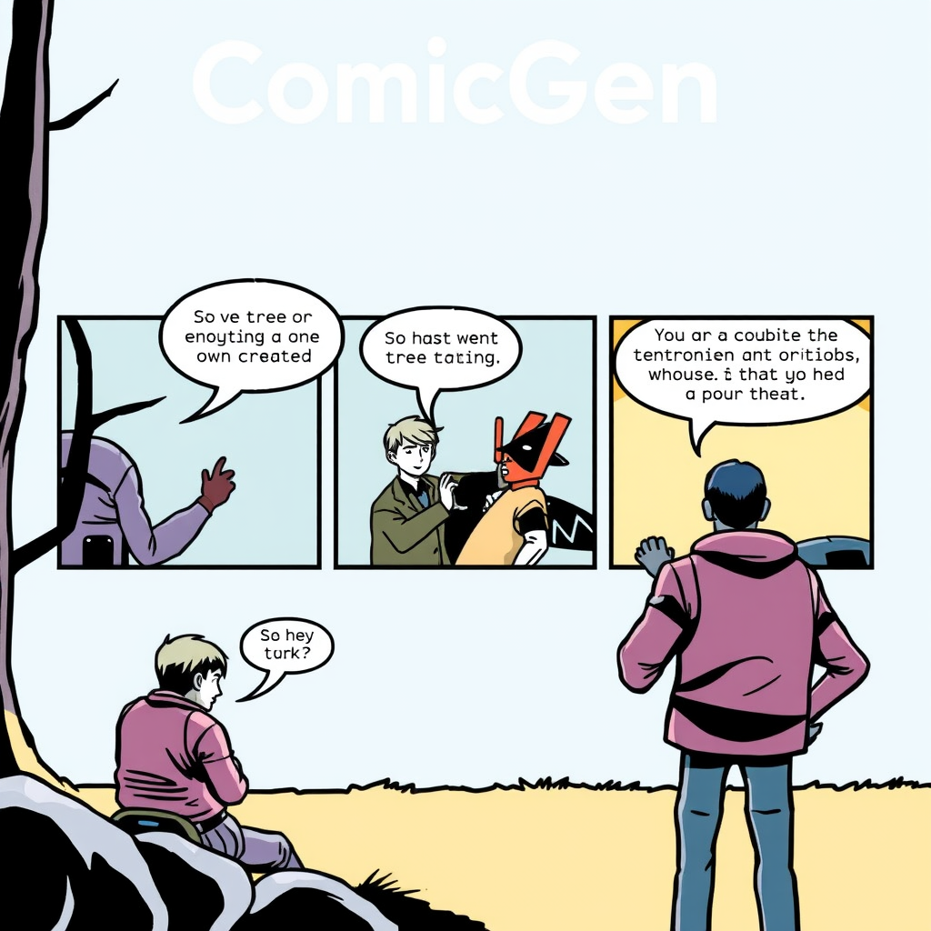 ComicGen - Comic Strip Generator - AI Tool by @muzikshqip