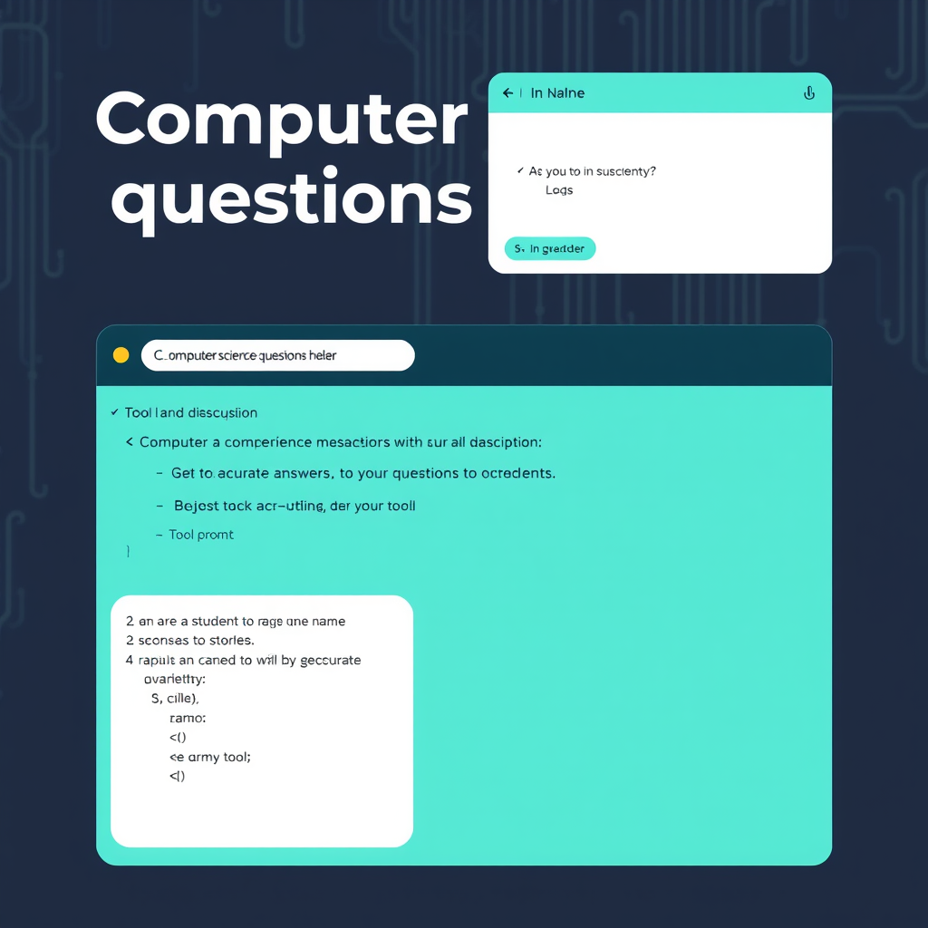Computer science questions helper - (Free, No Signup AI Tool)