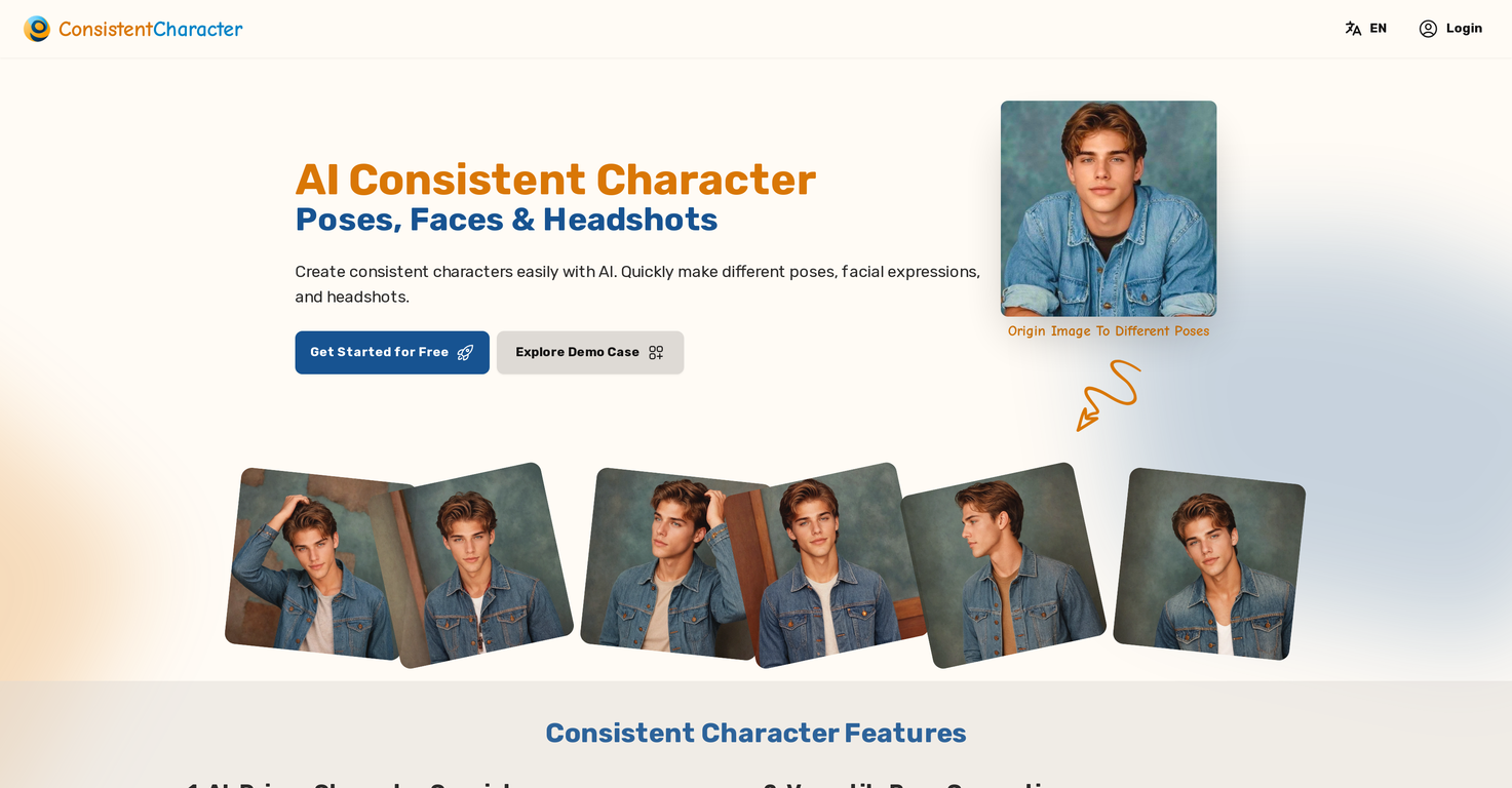 Consistent Character - Character consistency - TAAFT