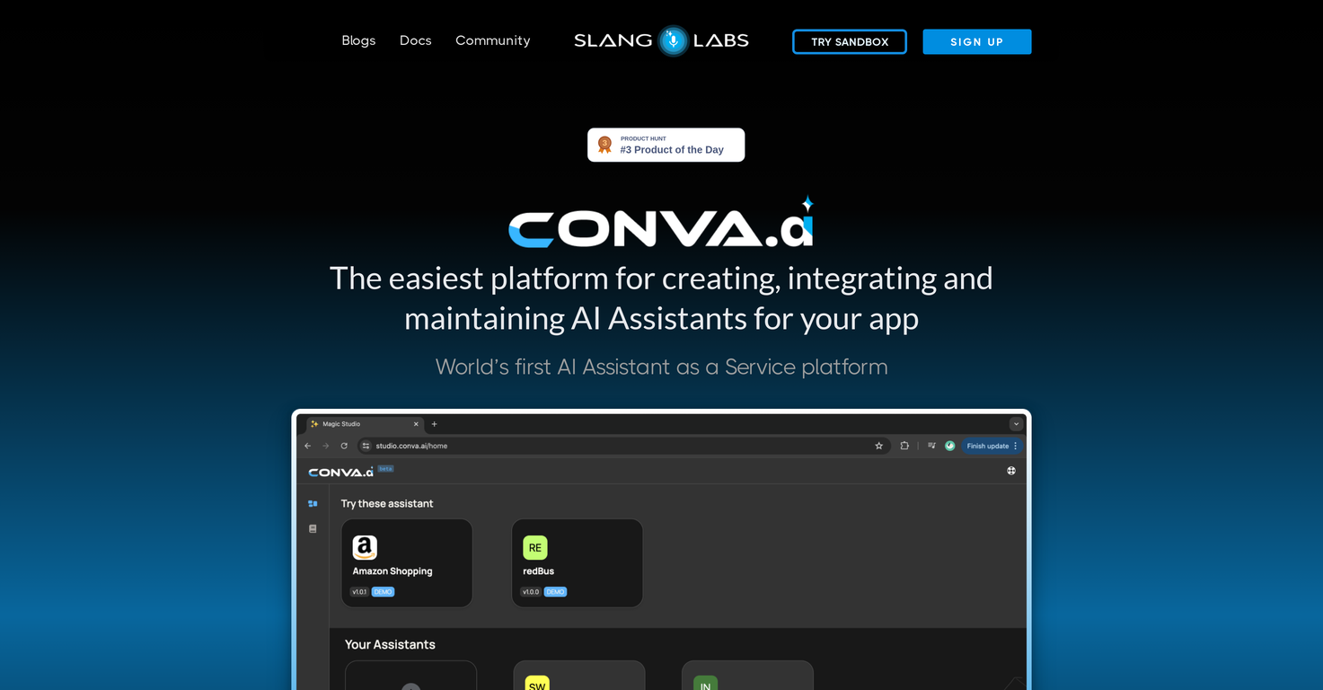 Conva.AI - App assistant integration - TAAFT