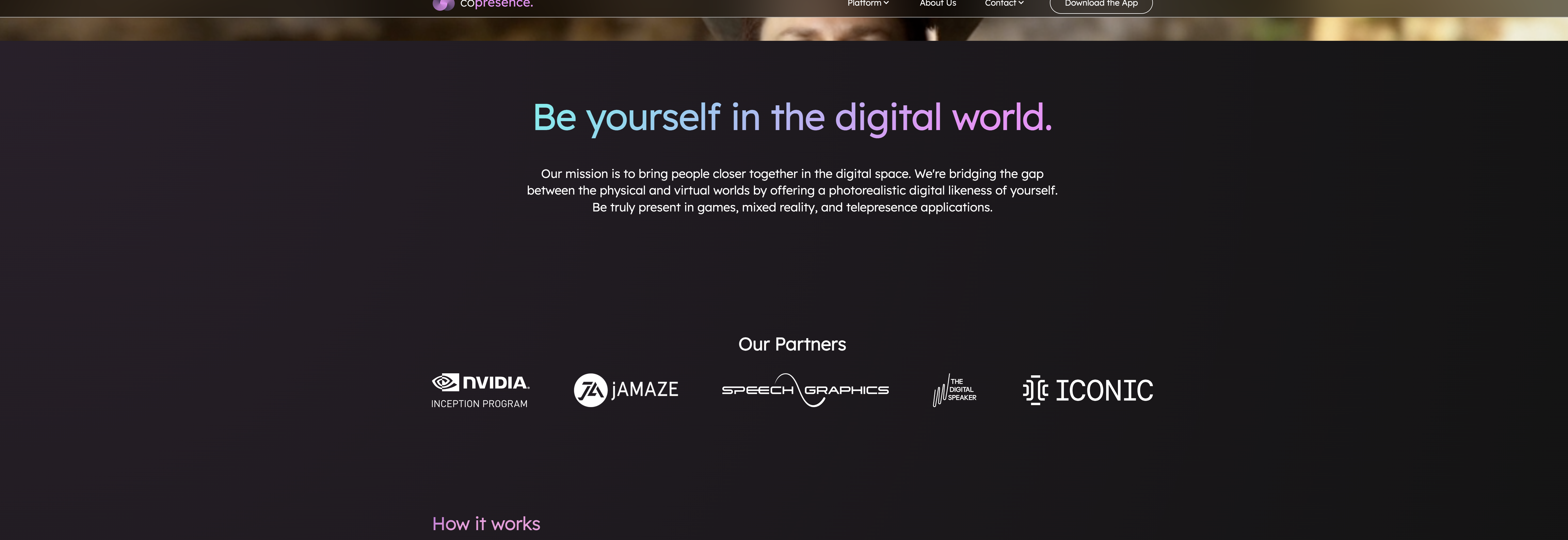 Copresence - AI Tool For Avatars